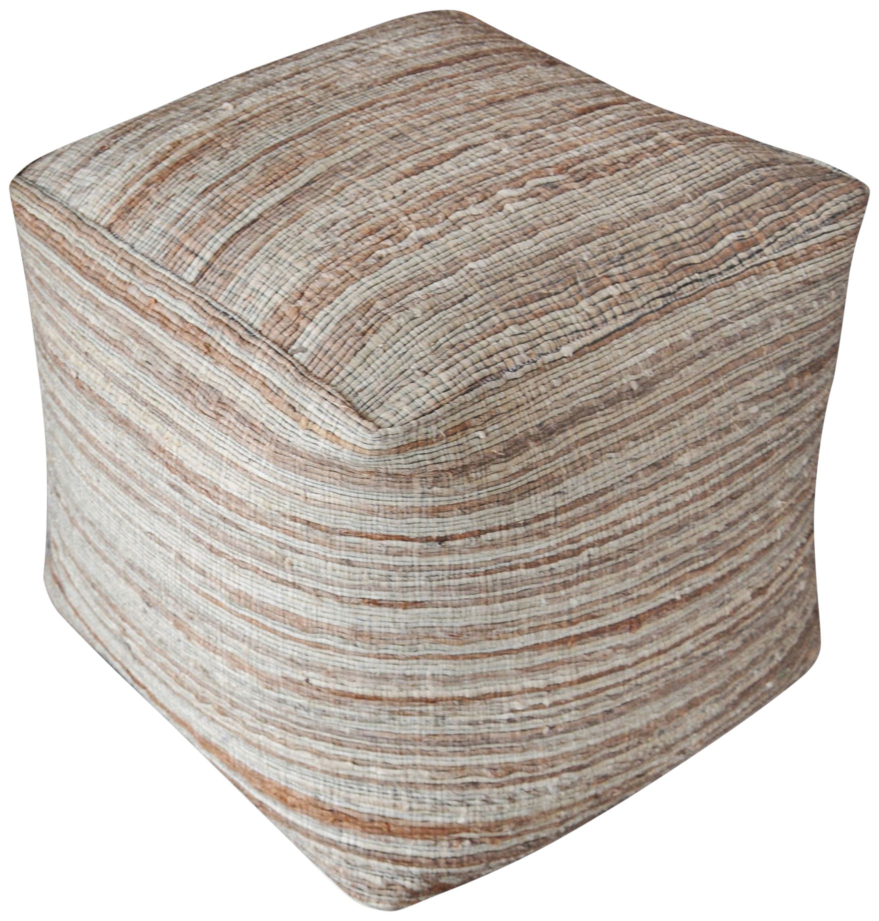 Uttermost Shiro Beige Hemp Pouf Ottoman - #31F41 | Lamps Plus