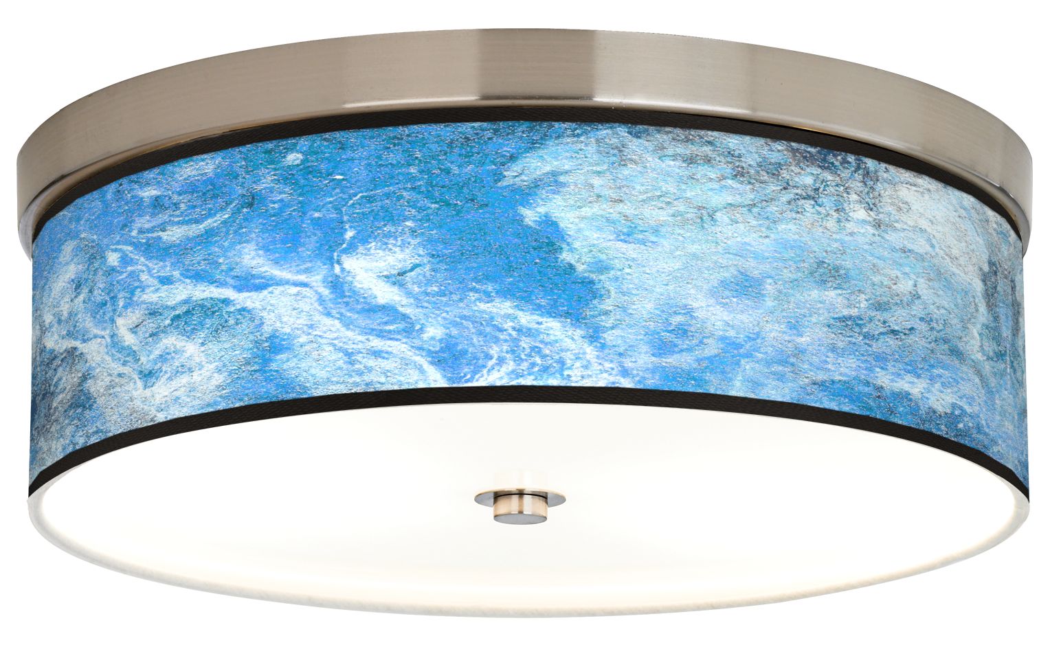 Organic Nest Nickel Energy Efficient Ceiling Light - #27K83 | Lamps Plus
