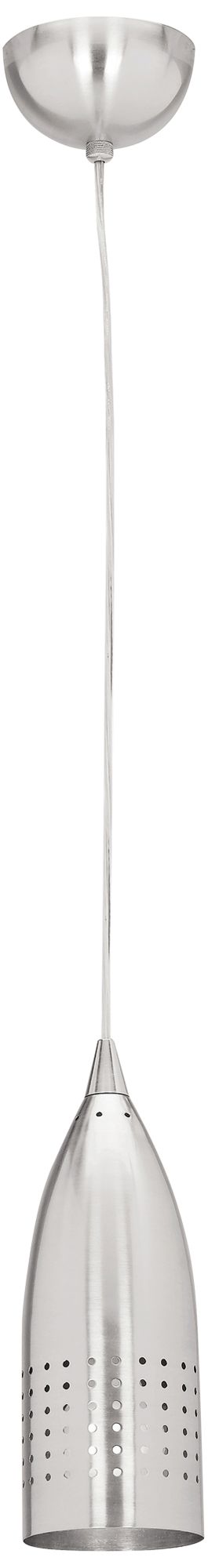 Tomahawk 4 1/2" Wide Brushed Nickel Metal LED Mini Pendant - #69Y13 ...
