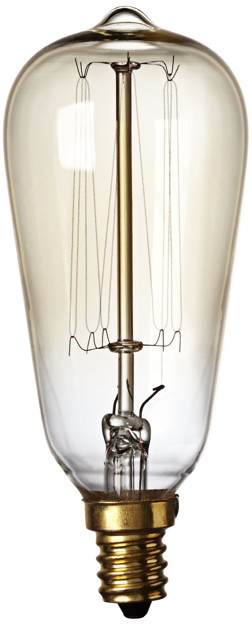 Nostalgic 60 Watt Candelabra Base Edison Style Light Bulb - #7X542 ...