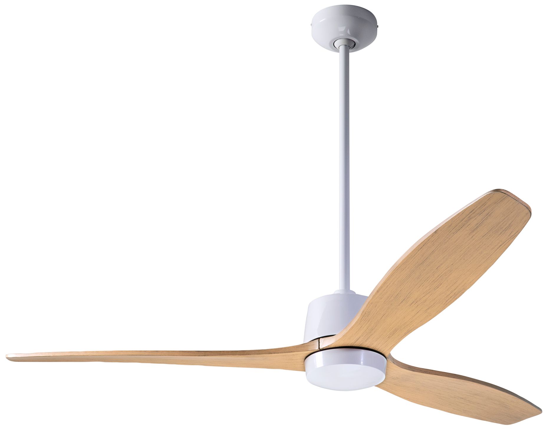 54" Modern Fan Arbor DC Dark Bronze Maple Damp Rated Fan with Remote ...