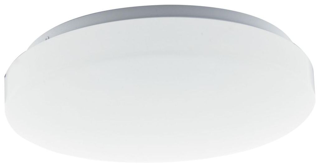 11" Acrylic Round Flush Mount Light Fixture White Finish - #786R5 ...