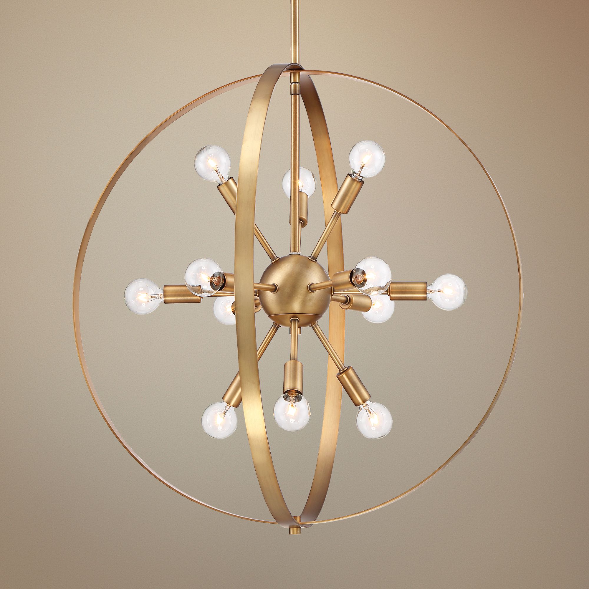 Mid-Century, Orb, Chandeliers | Lamps Plus