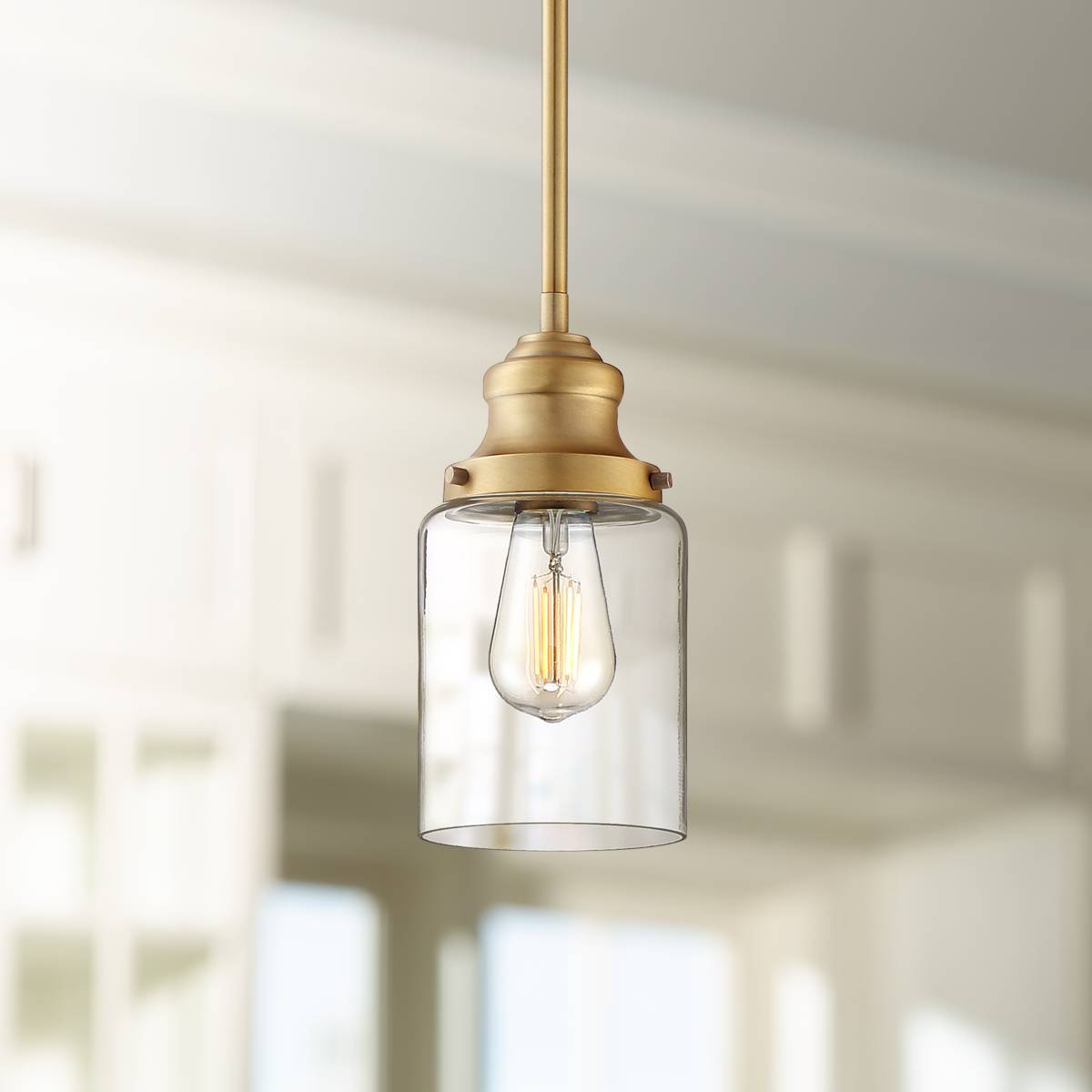 Brass Antique Brass Mini Pendant Pendant Lighting Lamps Plus