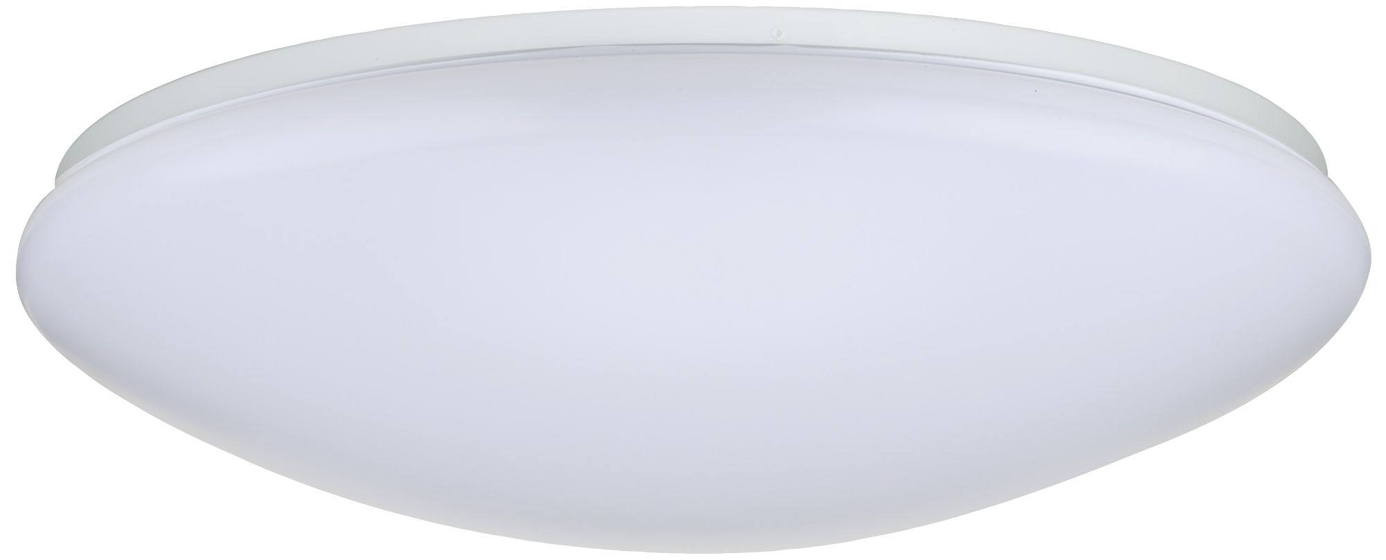 19 inch; Flush Mounted LED Fixture; CCT Selectable; Round; White ...