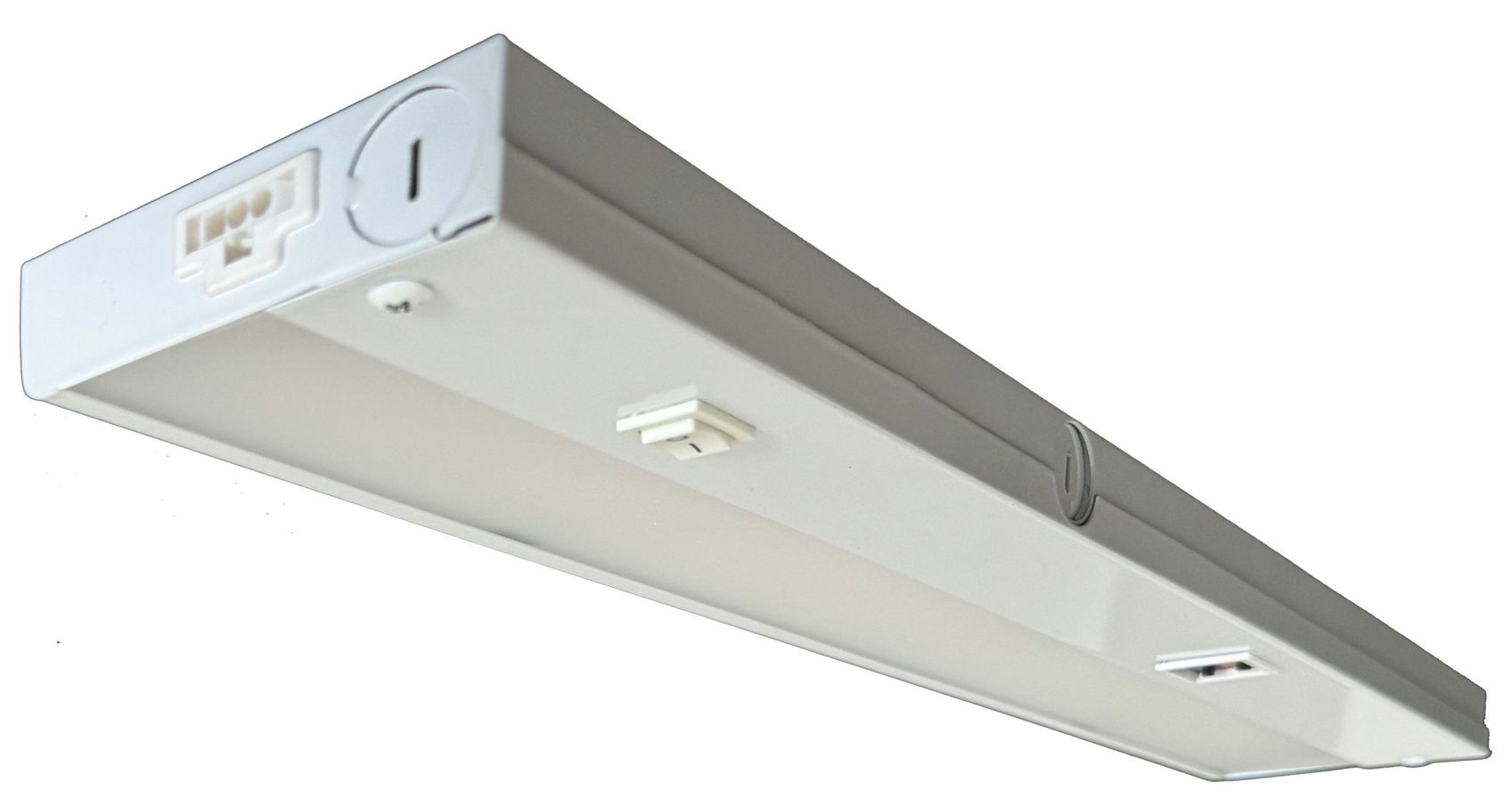 21" Hardwired or Plug-In White Finish LED 5CCT Linkable Under Cabinet ...