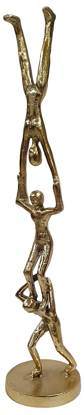 26" High Gold Aluminum Pyramid Figure Sculpture - #1551J | Lamps Plus