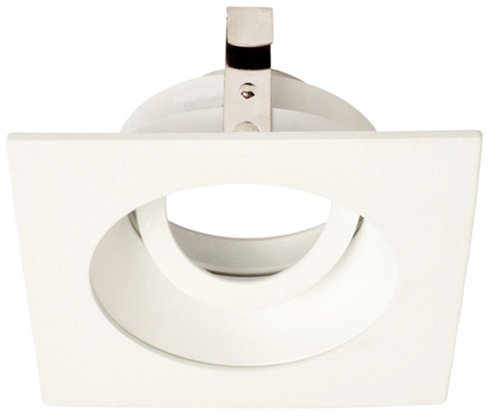 3" White 950 Lumen LED Remodel Square Gimbal Recessed Kit - #77E06 ...