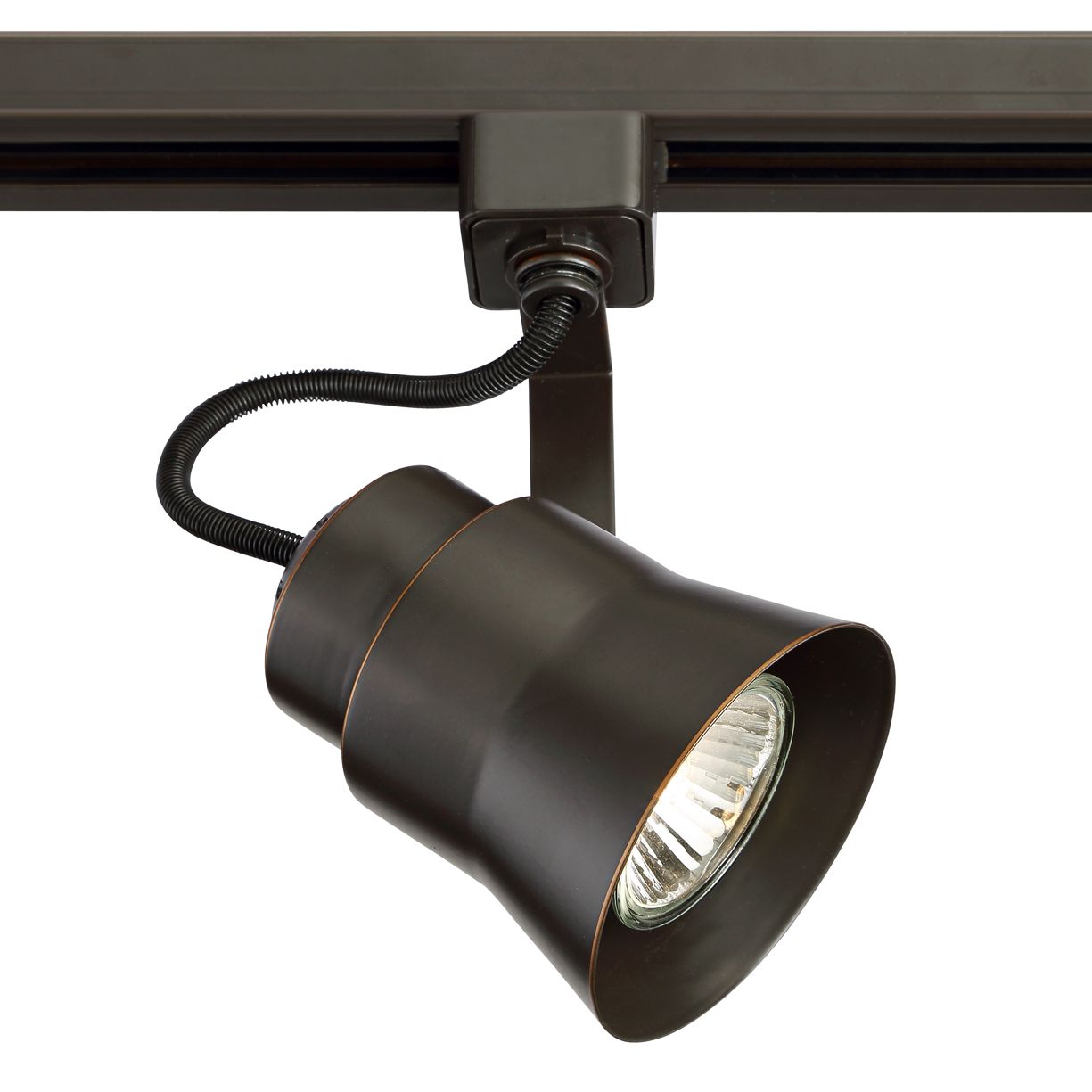 3-Light Bronze Floating Canopy Track Kit - #57X57 | Lamps Plus