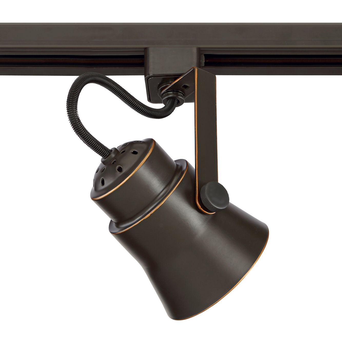 3-Light Bronze Floating Canopy Track Kit - #57X57 | Lamps Plus