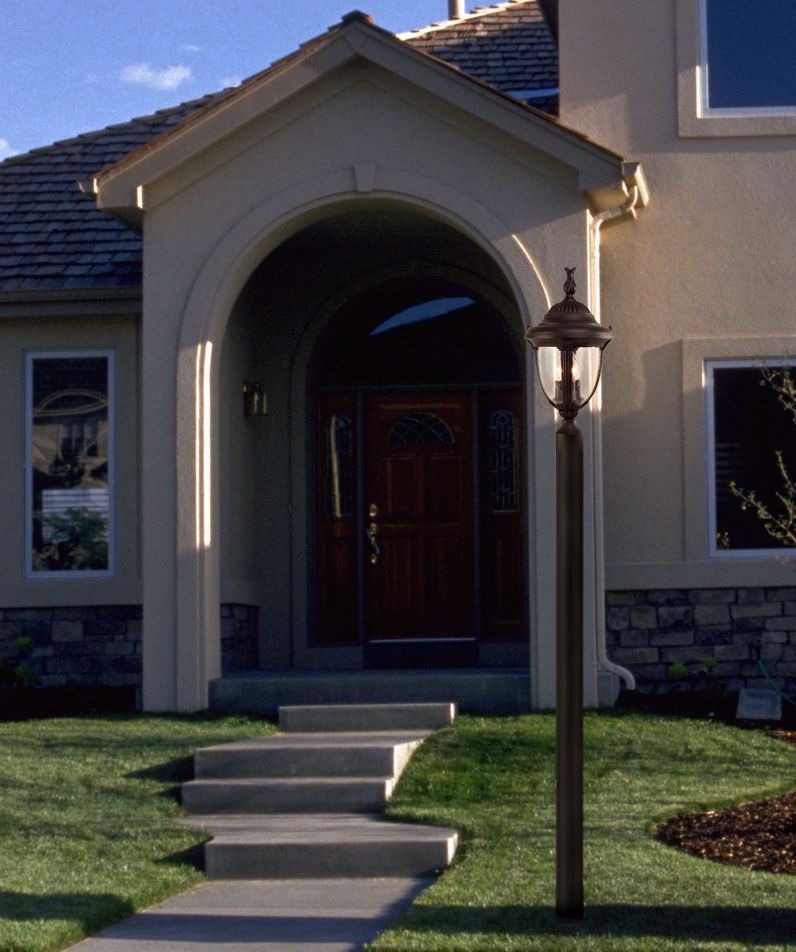 Casa Sierra Collection 19 1/2" High Post Light - #30938 | Lamps Plus
