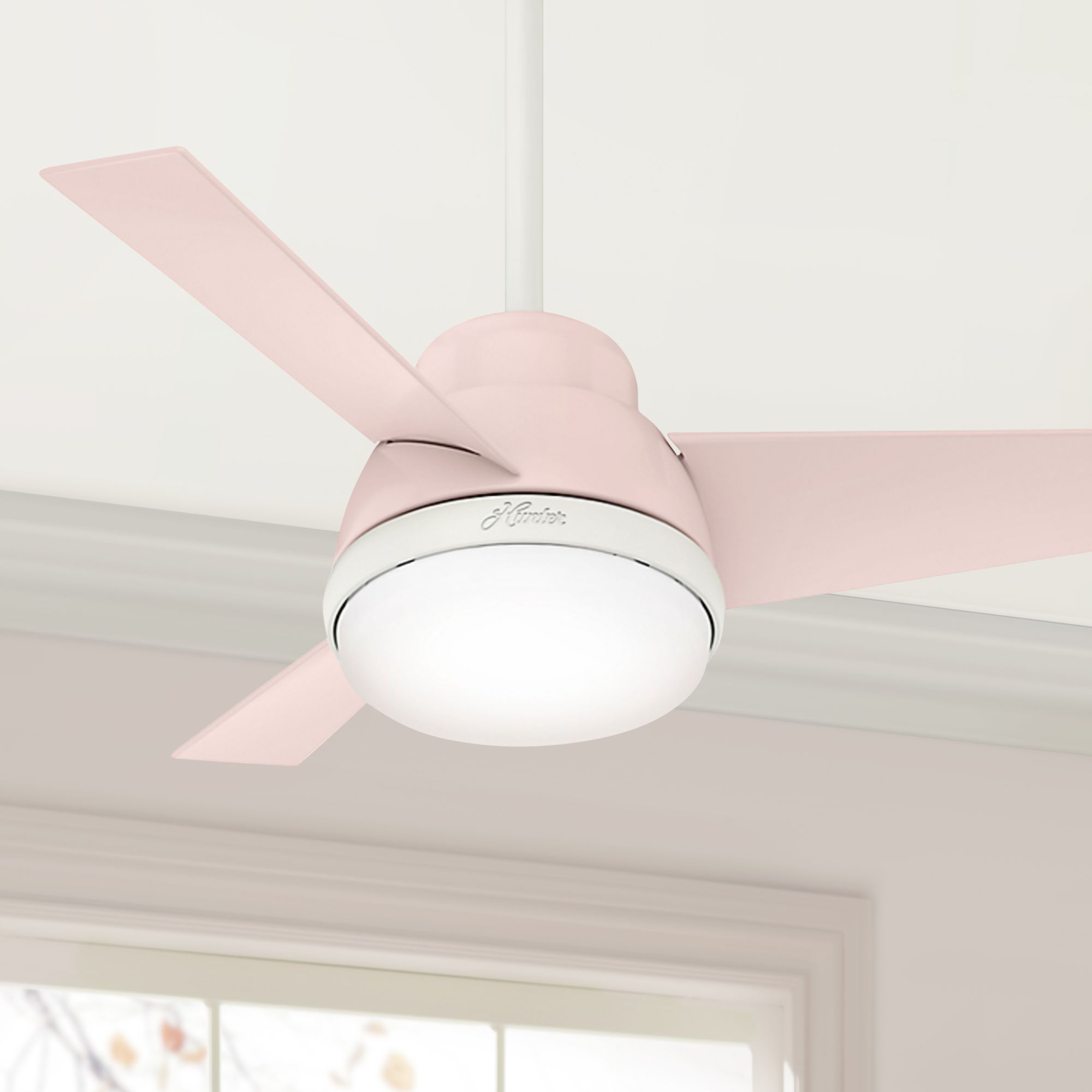 Pink Chandelier Light Kit For Ceiling Fan | Shelly Lighting