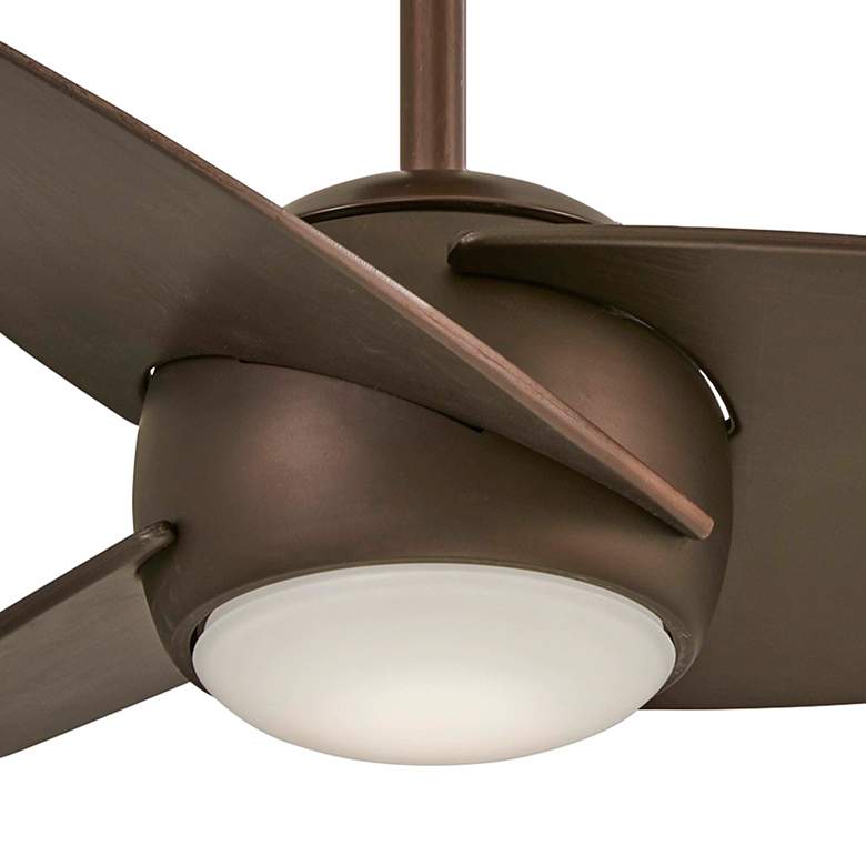 36 Minka Aire Slant Oil Rubbed Bronze Led Ceiling Fan With Remote