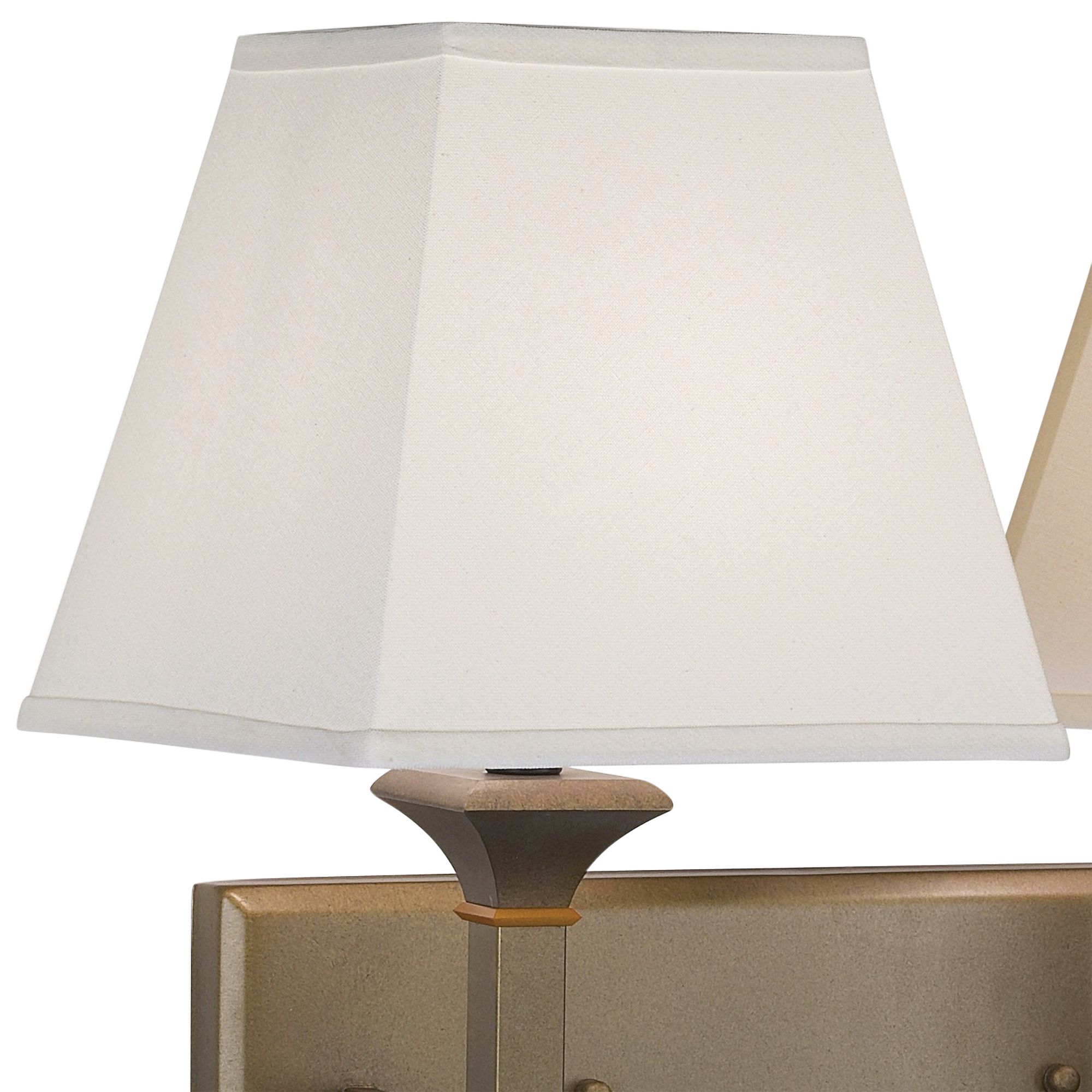 360 Lighting 24" Wide Bronze Wood Two Light Plug-In Headboard Light ...