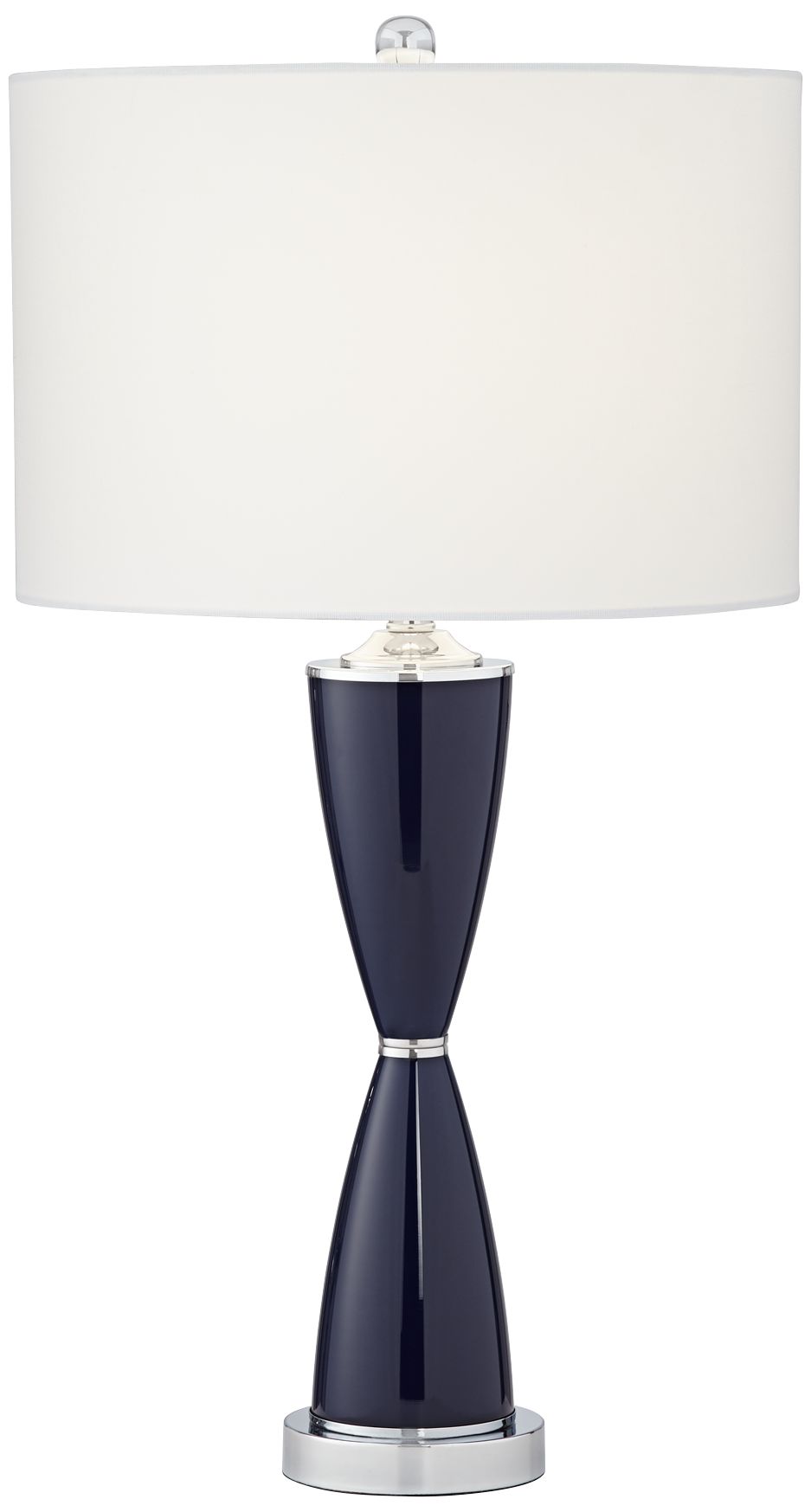 360 Lighting Bow-Tie 28 1/2" High Modern Blue Glass Table Lamp - #37A33 ...