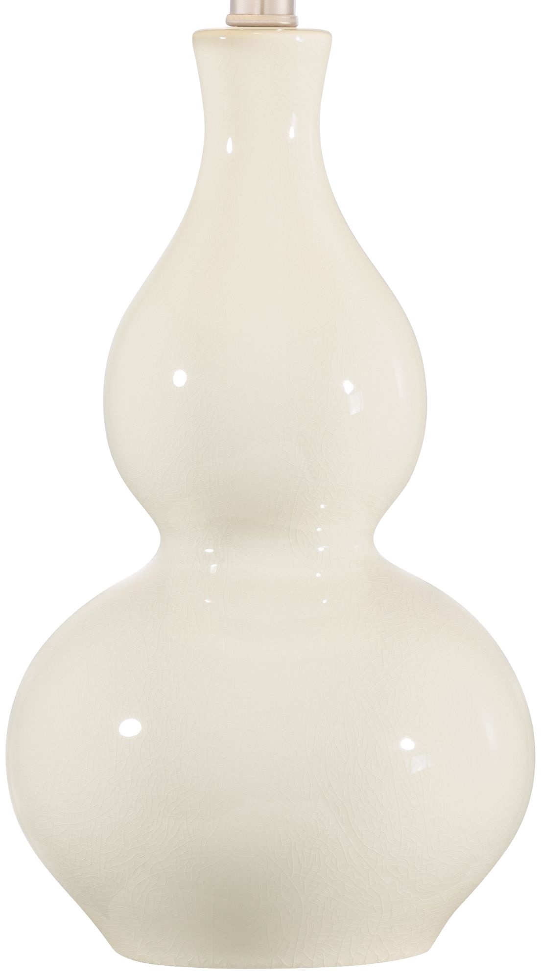360 Lighting Fergie Cream White Double Gourd Modern Ceramic Table Lamp ...