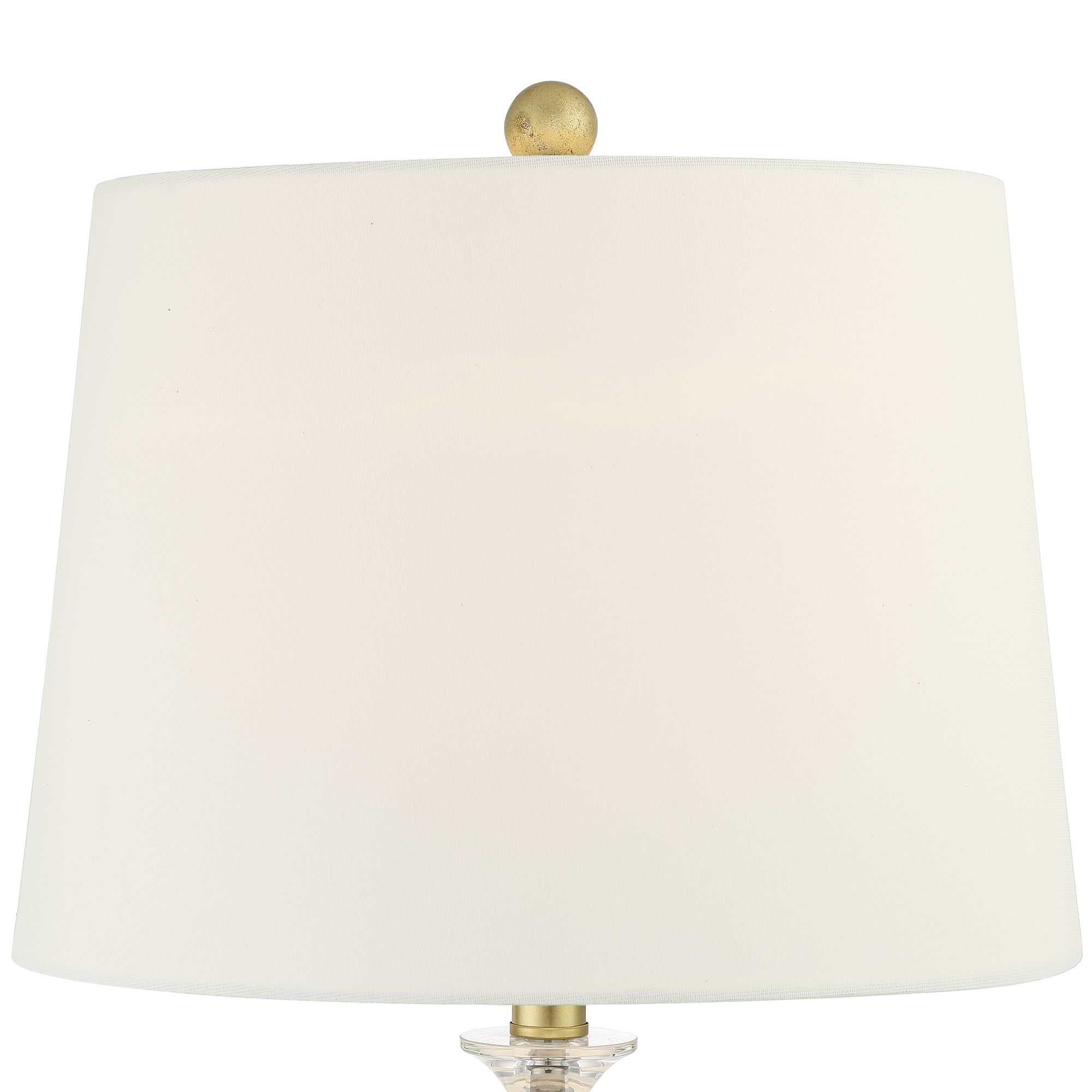 360 Lighting Solange Gold and Stacked Crystal Table Lamps Set of 2 ...