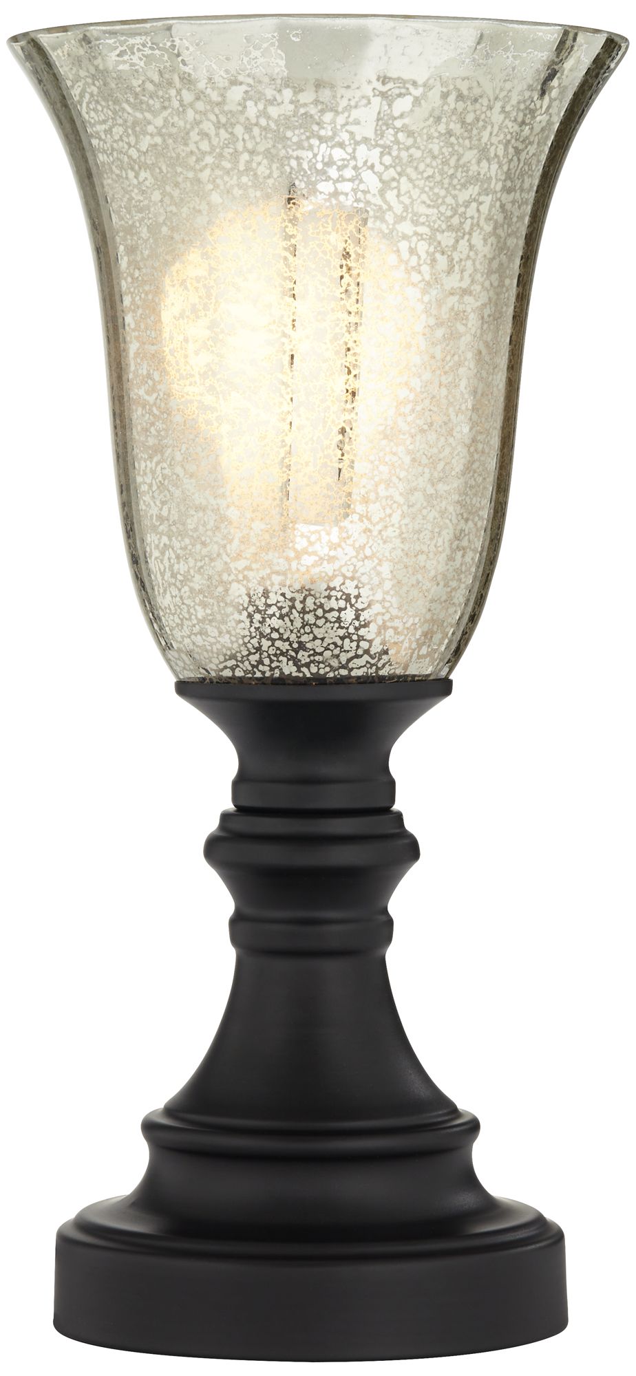 360 Lighting Tulum 13" Traditional Mercury Glass Accent Table Lamp ...
