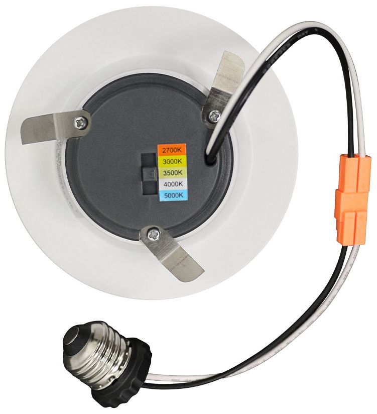 4" White Five-Color Temperature LED Reflector Downlight - #911M6 ...