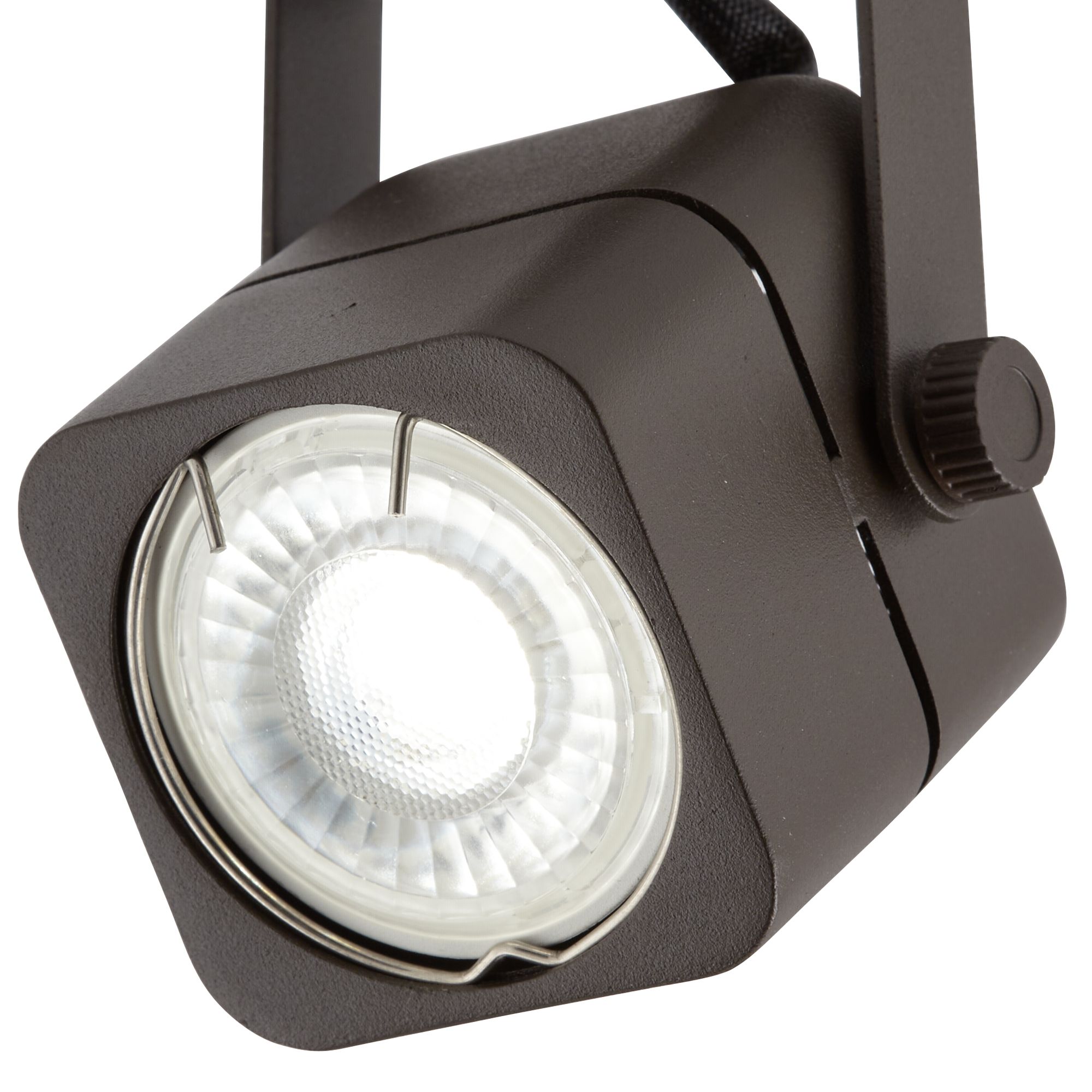 4-Light Bronze Square LED Track Kit with Floating Canopy - #93R32 ...