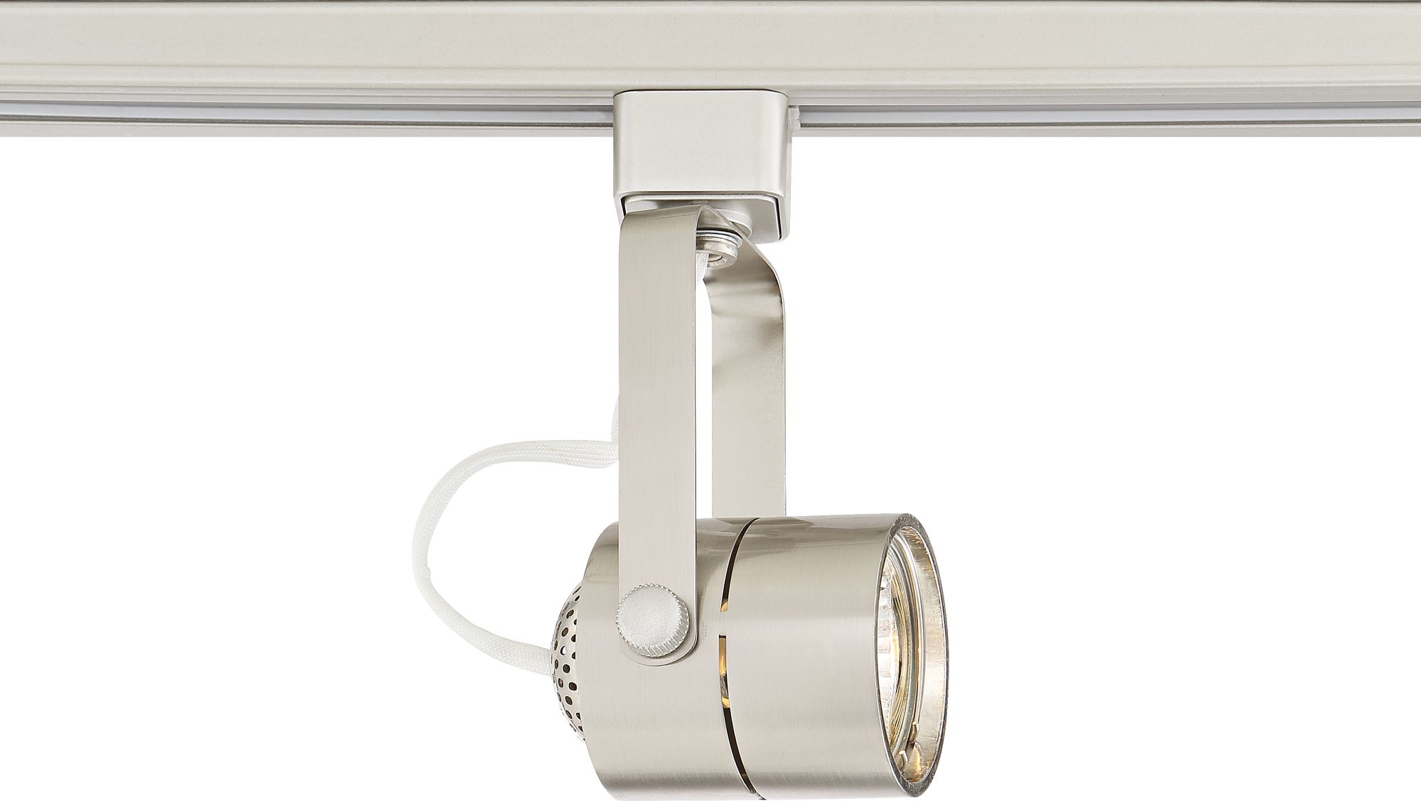 4-Light Silver Cylinder LED GU10 Floating Canopy Track Kit - #82M47 ...