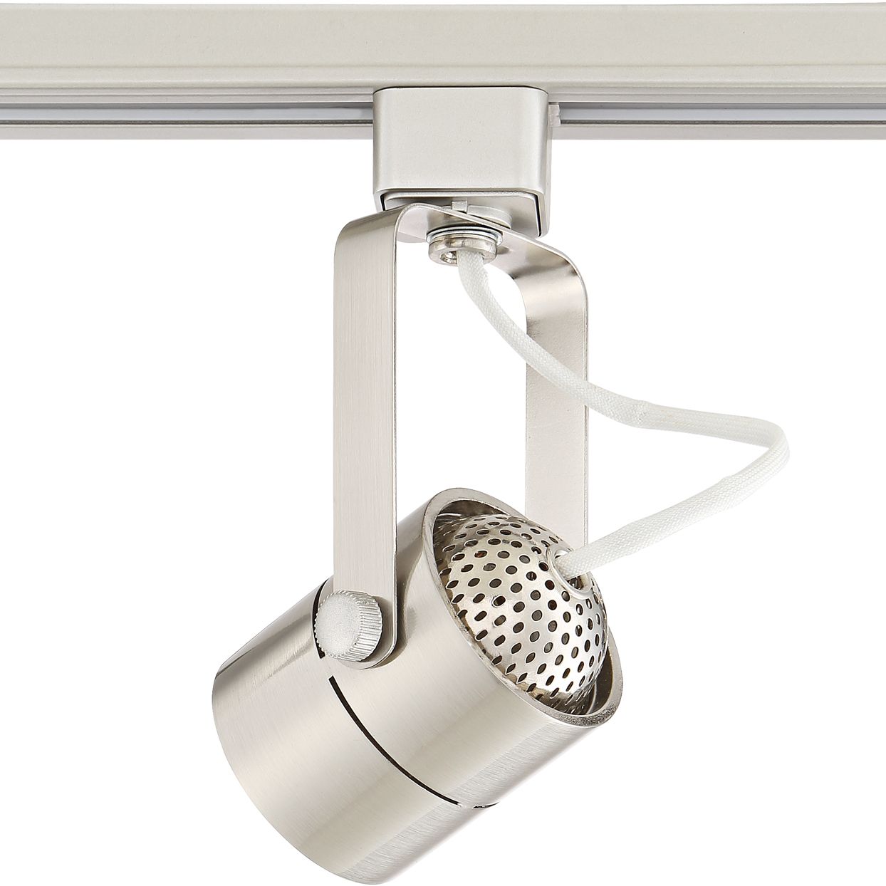 4-Light Silver Cylinder LED GU10 Floating Canopy Track Kit - #82M47 ...