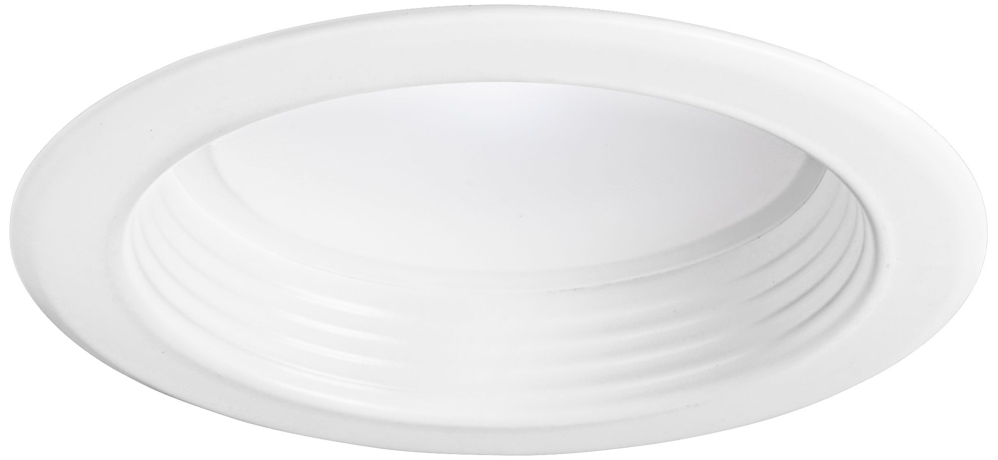 4" White Baffle 10 Watt 580 Lumen Dimmable LED Retrofit Trim - #1W562 ...