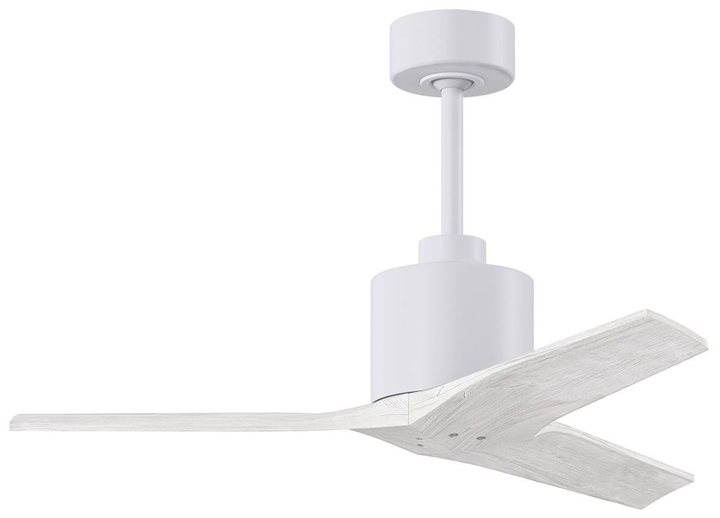 42" Matthews Mollywood Matte White Ceiling Fan with Remote - #356T1 ...