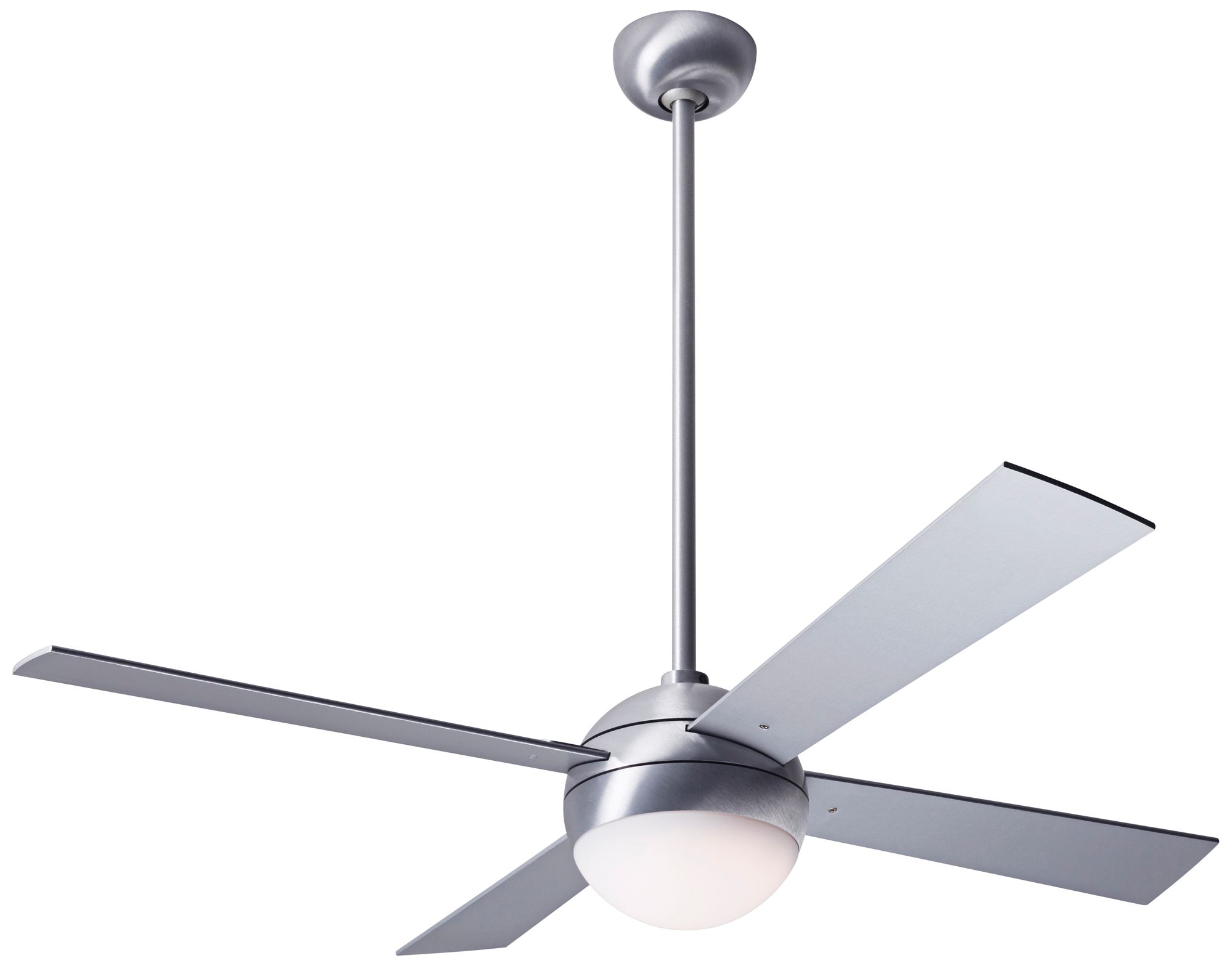 42" Modern Fan Gloss White Ball Ceiling Fan with Wall Control - #J9295 | Lamps Plus
