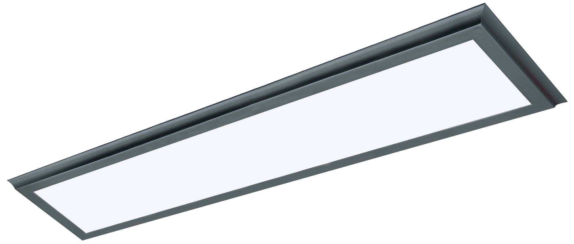 45W; 12 in.; x 48 in.; Surface Mount LED Fixture; 3000K; Bronze Finish ...