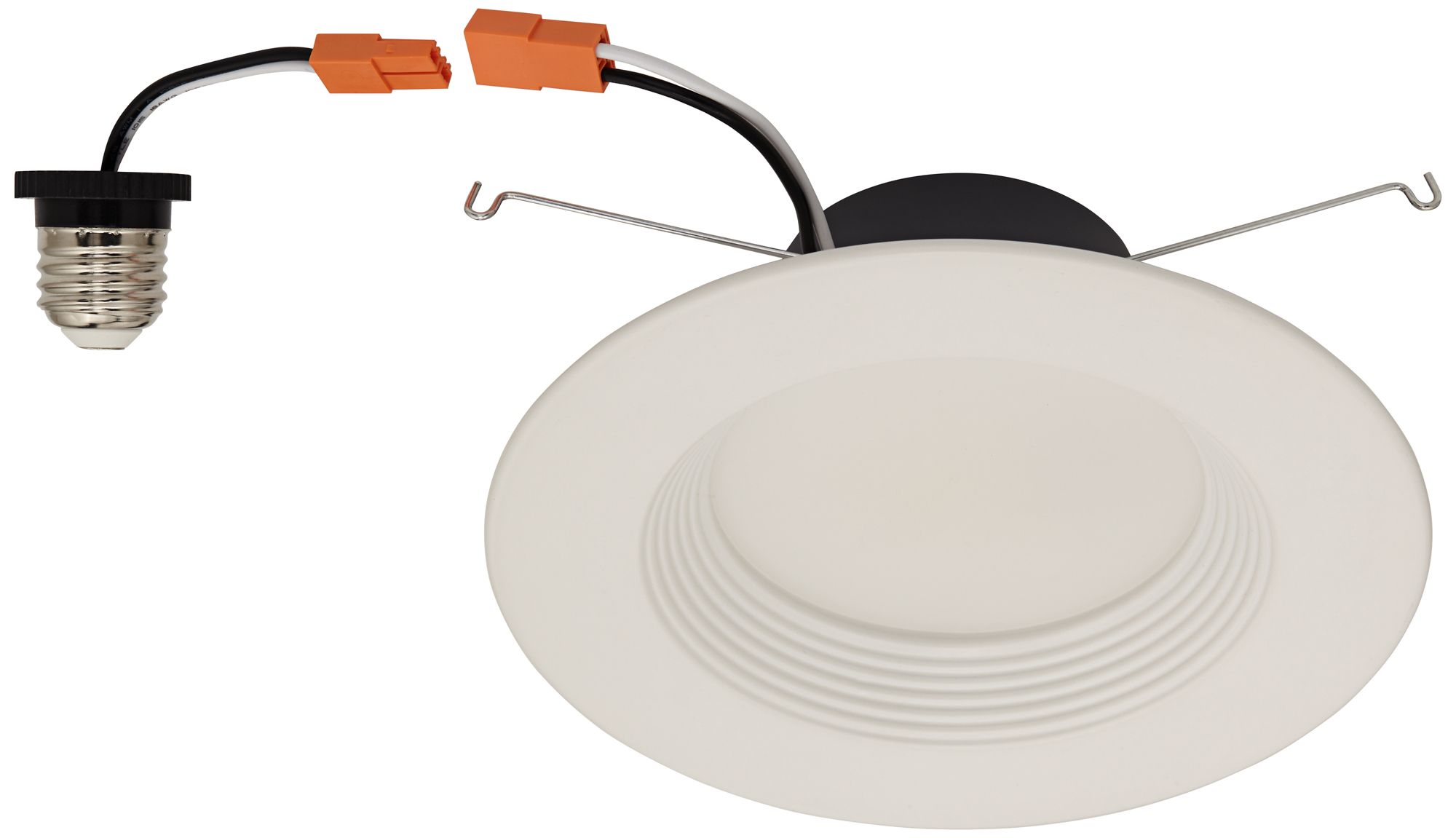 5/6" Four Color Adjustable 15-Watt LED Baffle Retrofit Trims 4-Pack ...