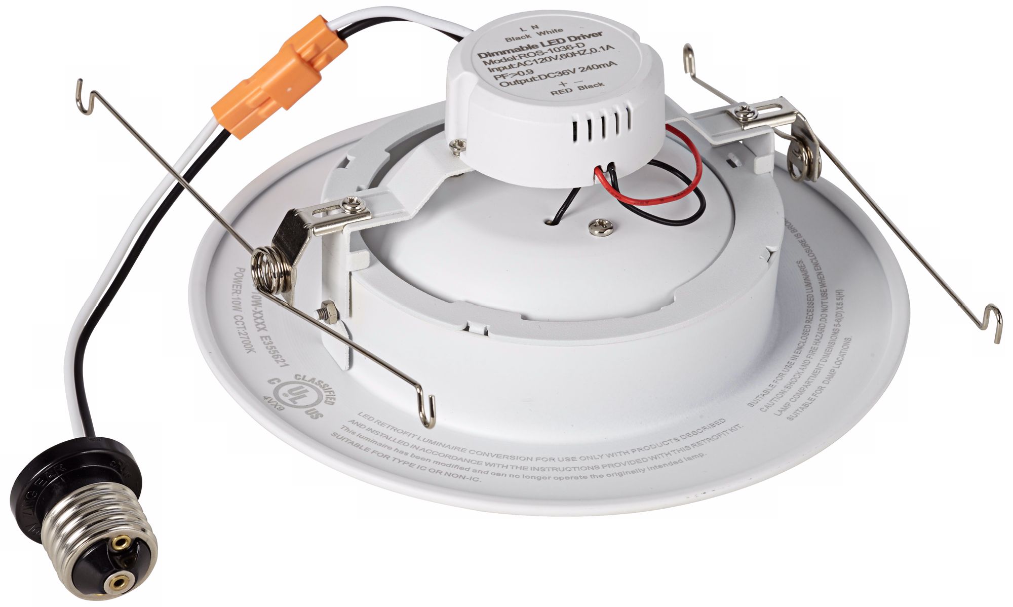 5" or 6" Gimbal-Pivot 10 Watt LED Retrofit Trim White - #6R739 | Lamps Plus