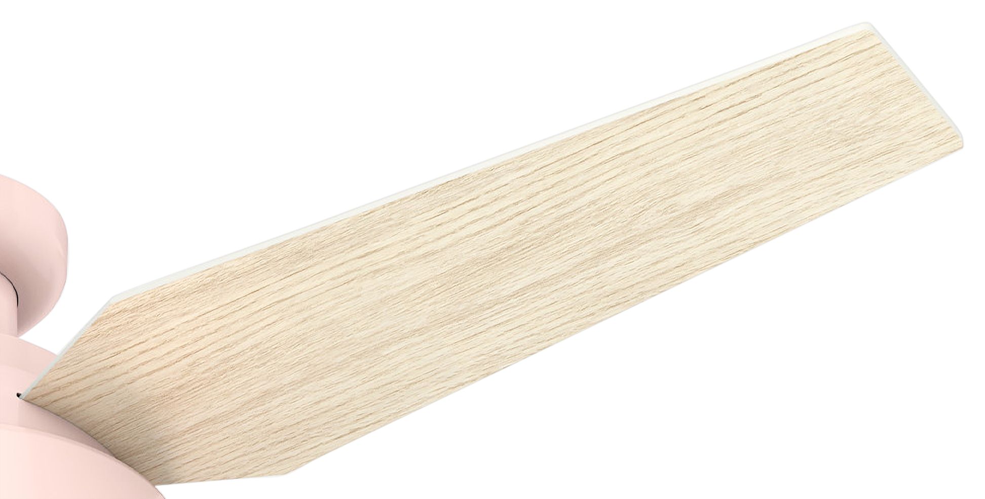 52" Hunter Cranbrook Blush Pink LED Hugger Ceiling Fan with Remote ...