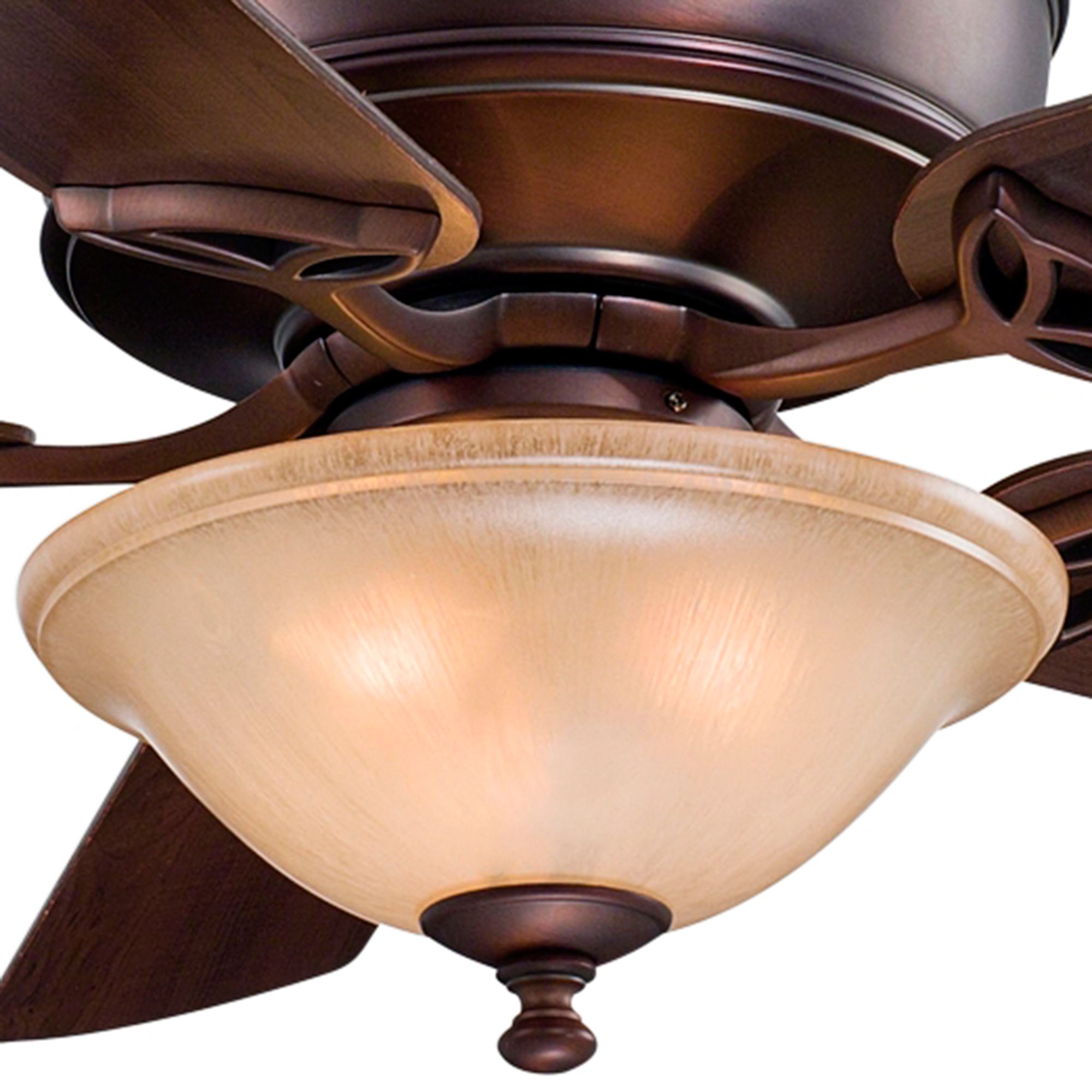 52" Minka Aire Bolo Dark Brushed Bronze LED Ceiling Fan with Remote ...