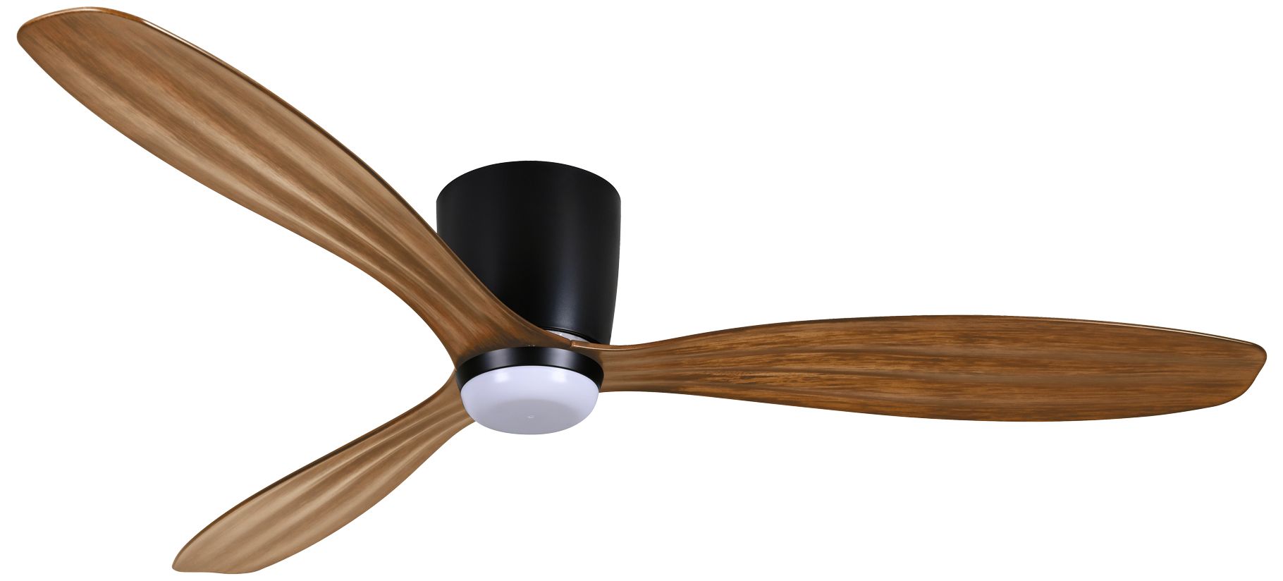 52" Minka Aire Ventiara LED Coal Black 3-Blade Ceiling Fan - #3673R ...