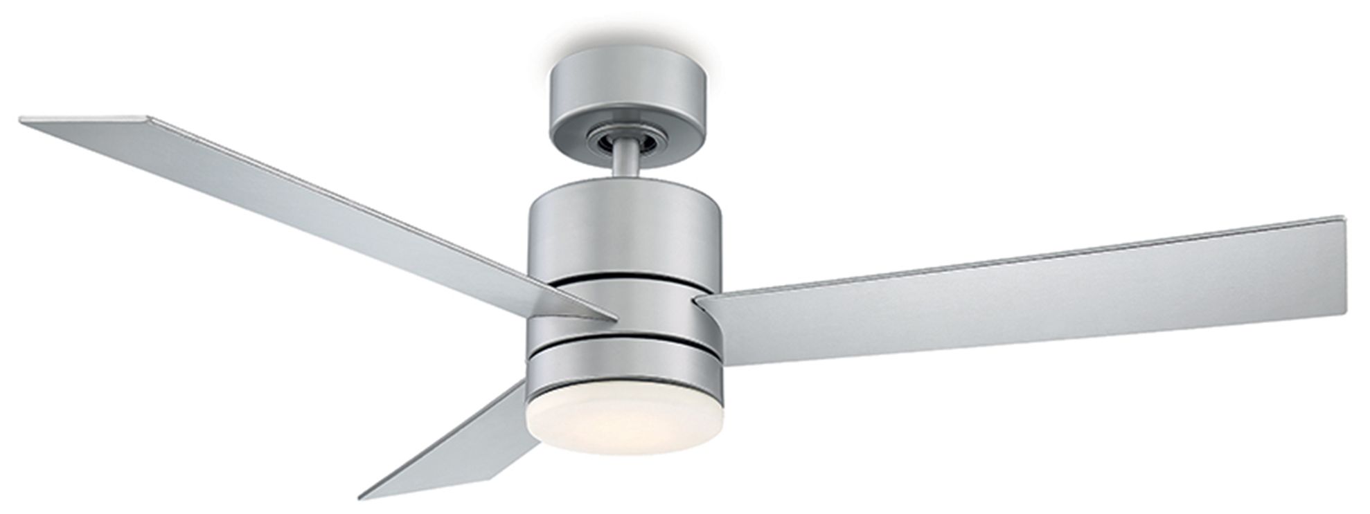 52" Modern Forms Axis Titanium 3500K LED Wet Rated Smart Ceiling Fan ...