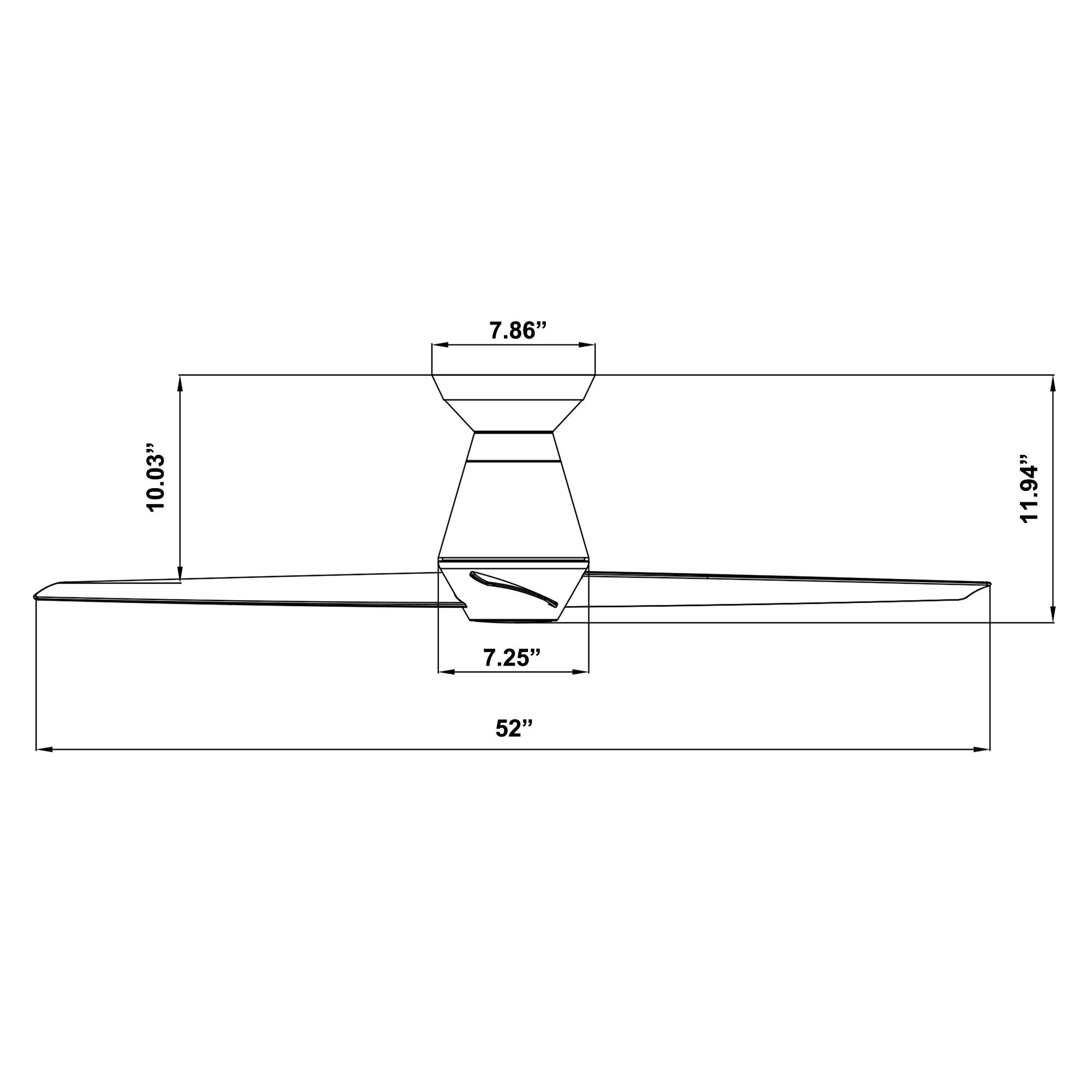 52" Modern Forms Slim White 3500K LED Smart Outdoor Flush Ceiling Fan ...