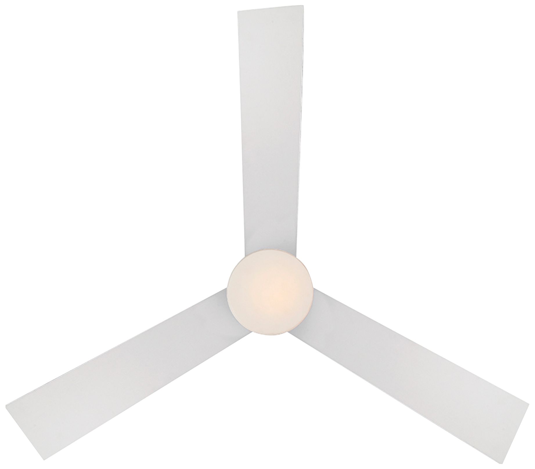 52" WAC San Francisco Matte White LED Wet Rated Smart Ceiling Fan ...