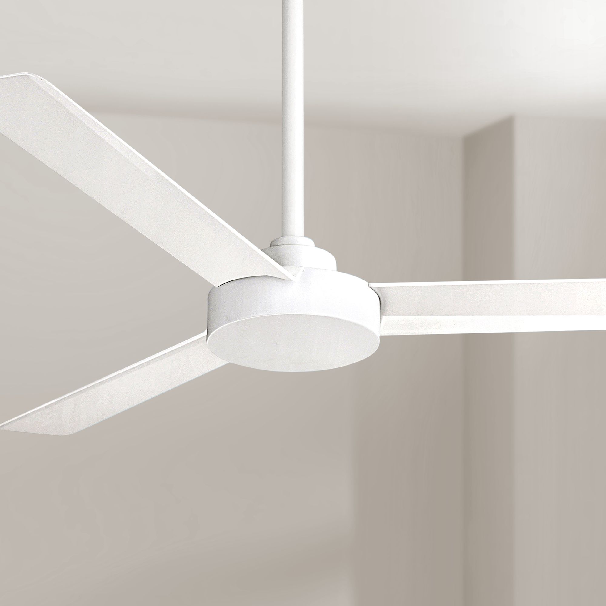 White, Ceiling Fan Without Light Kit Ceiling Fans | Lamps Plus
