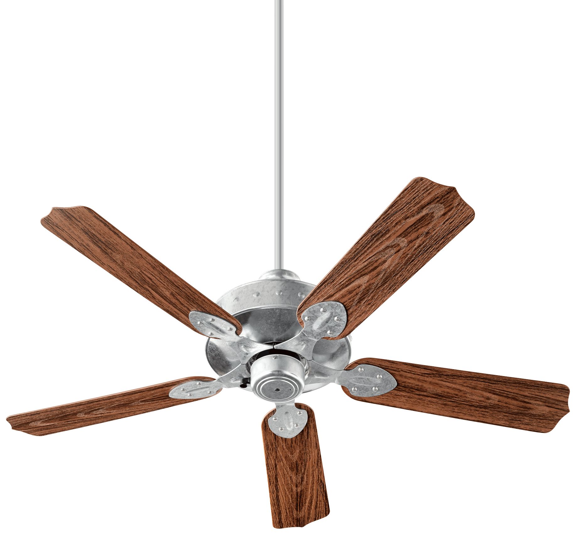 52" Quorum Hudson Old World Outdoor Ceiling Fan with Pull Chain ...