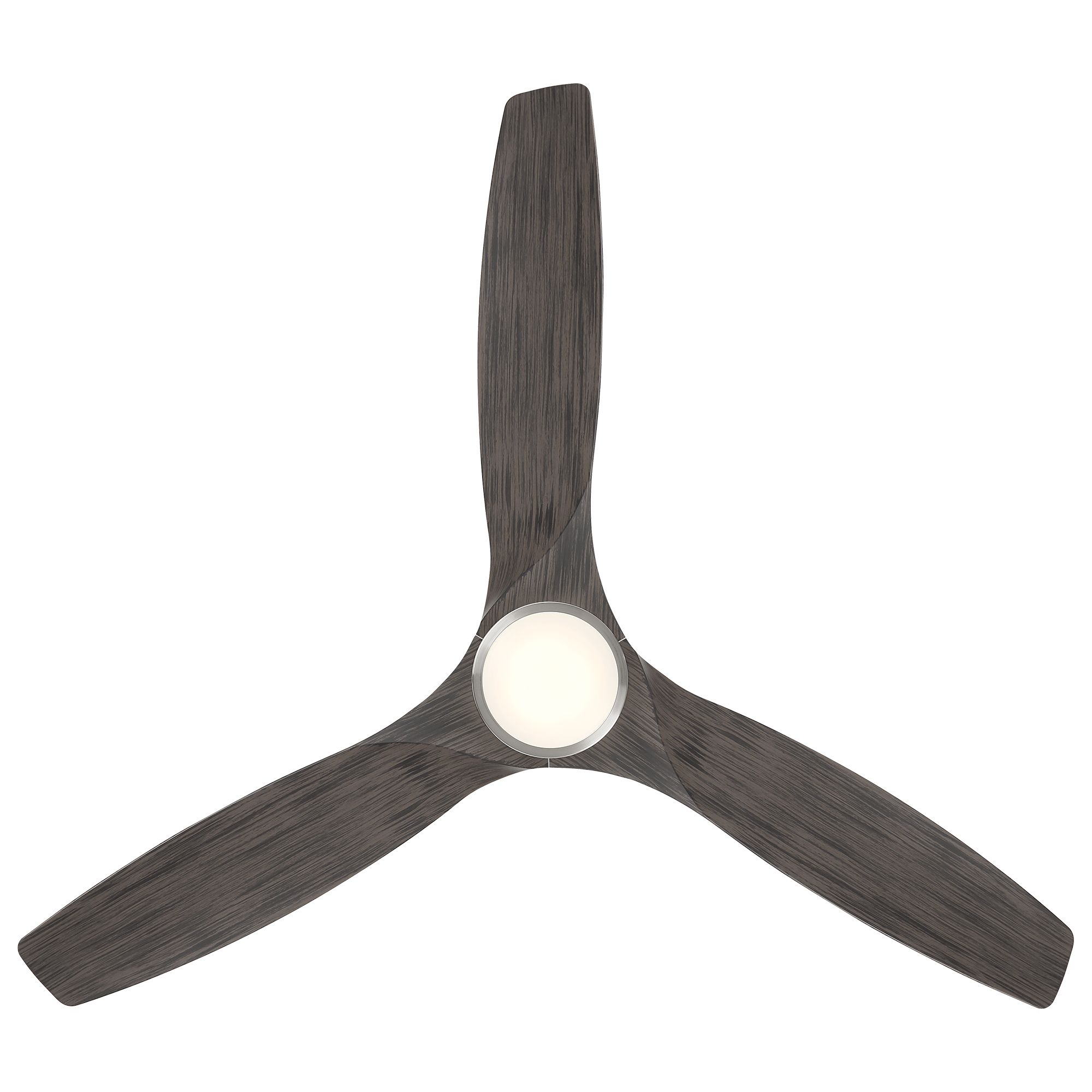 54" Modern Forms Skylark Brushed Nickel 3500K LED Smart Ceiling Fan ...