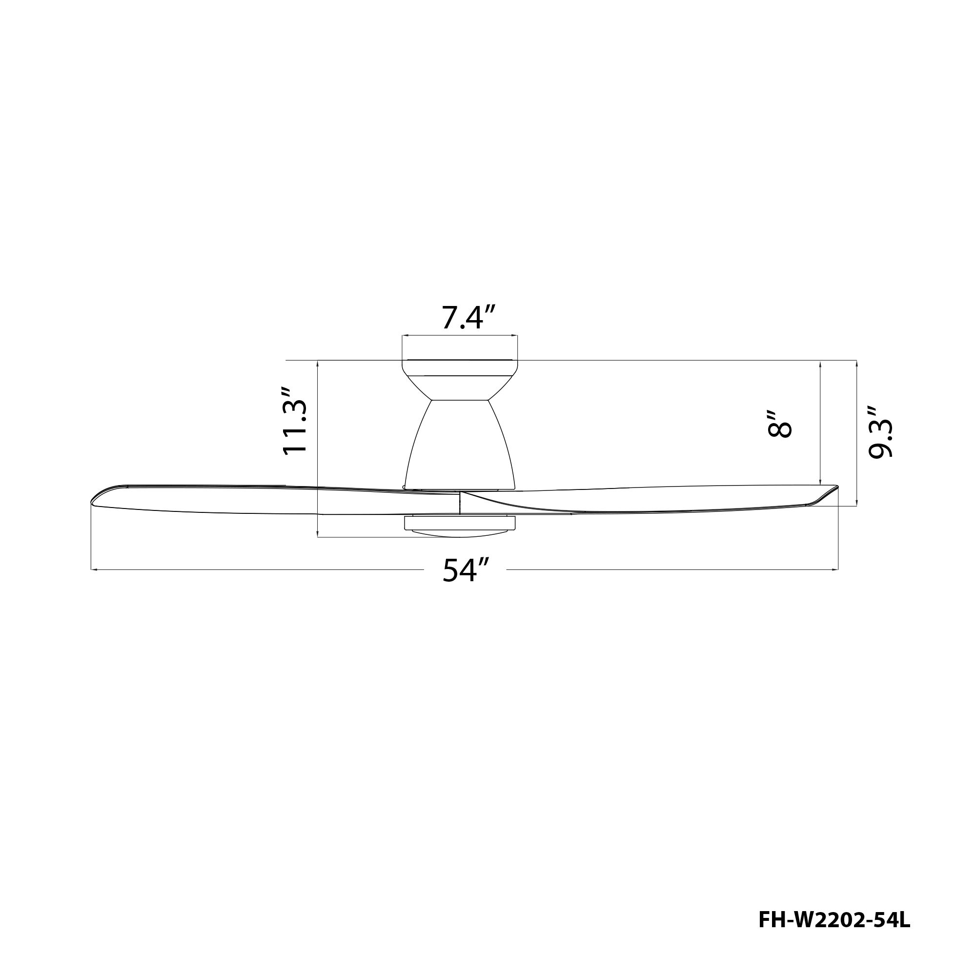 54" Modern Forms Skylark Brushed Nickel LED 3500K Smart Ceiling Fan ...