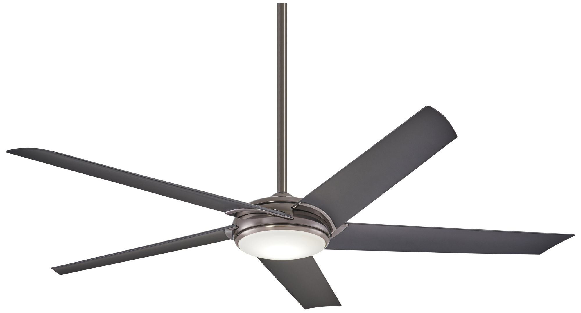 60" Minka Aire Raptor Gun Metal LED Ceiling Fan with Remote - #8Y224 ...