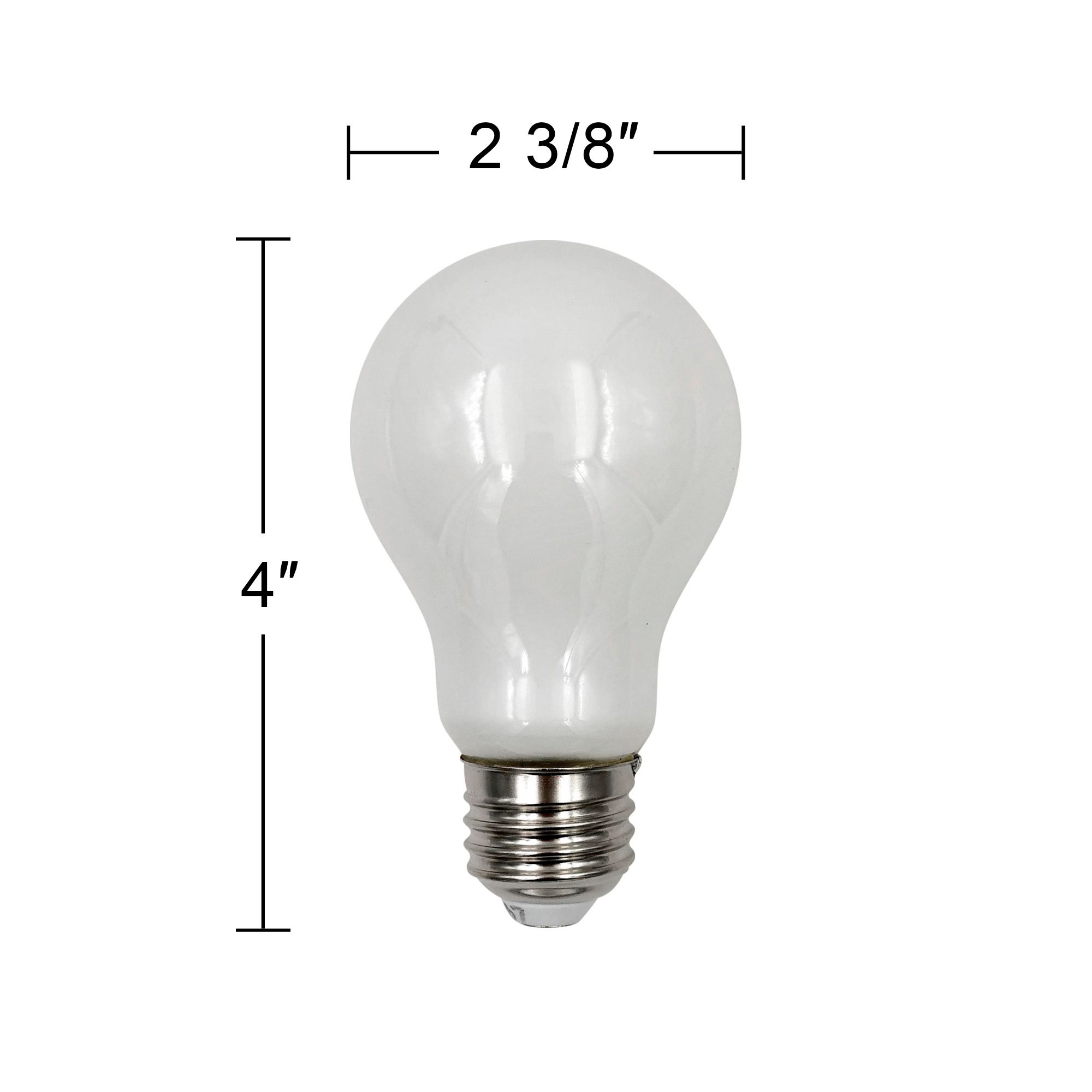 60W Equivalent Tesler Frosted 7W LED Dimmable A19 Standard Bulb ...