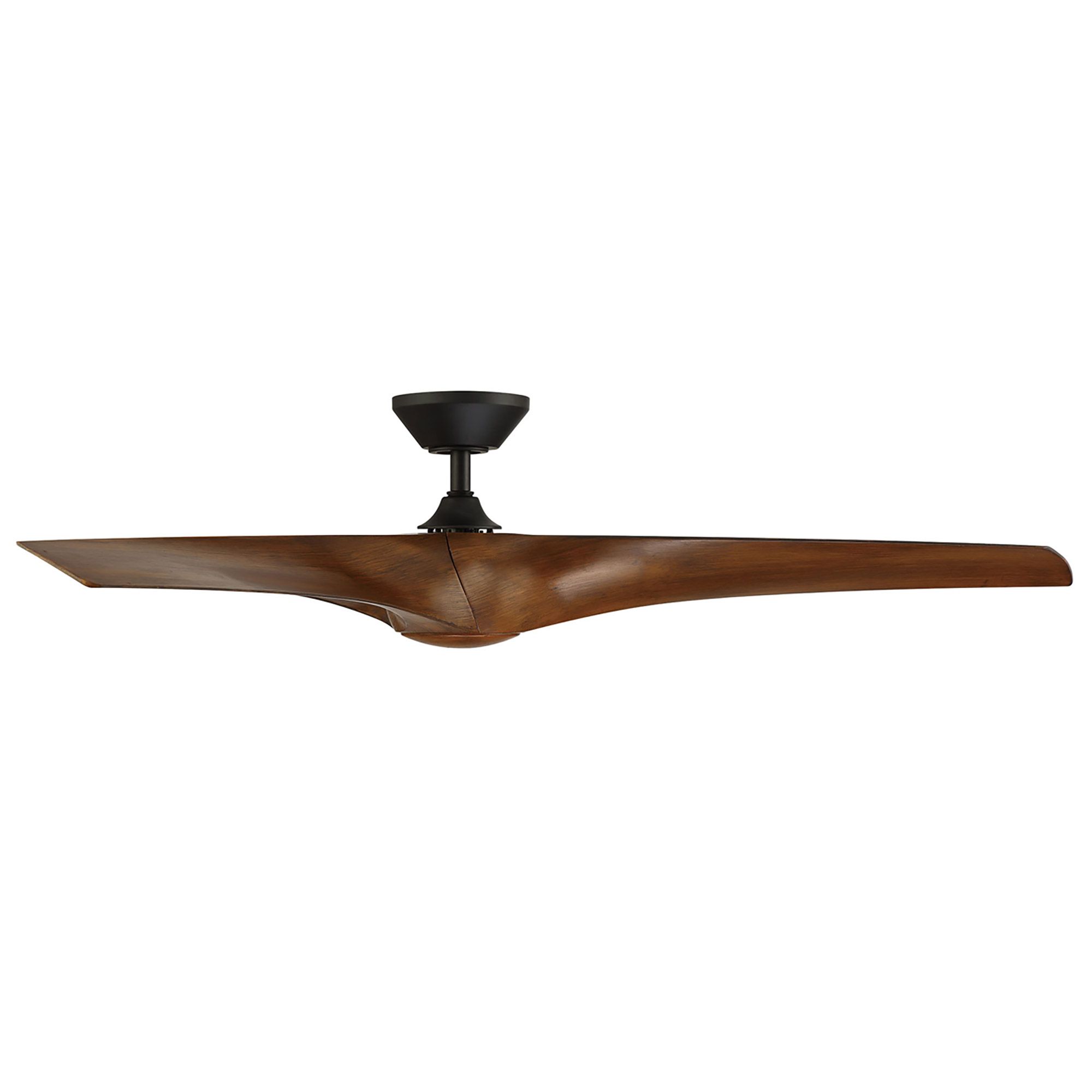 62" Modern Forms Zephyr Black Koa 2700K LED Ceiling Fan - #722R2 ...