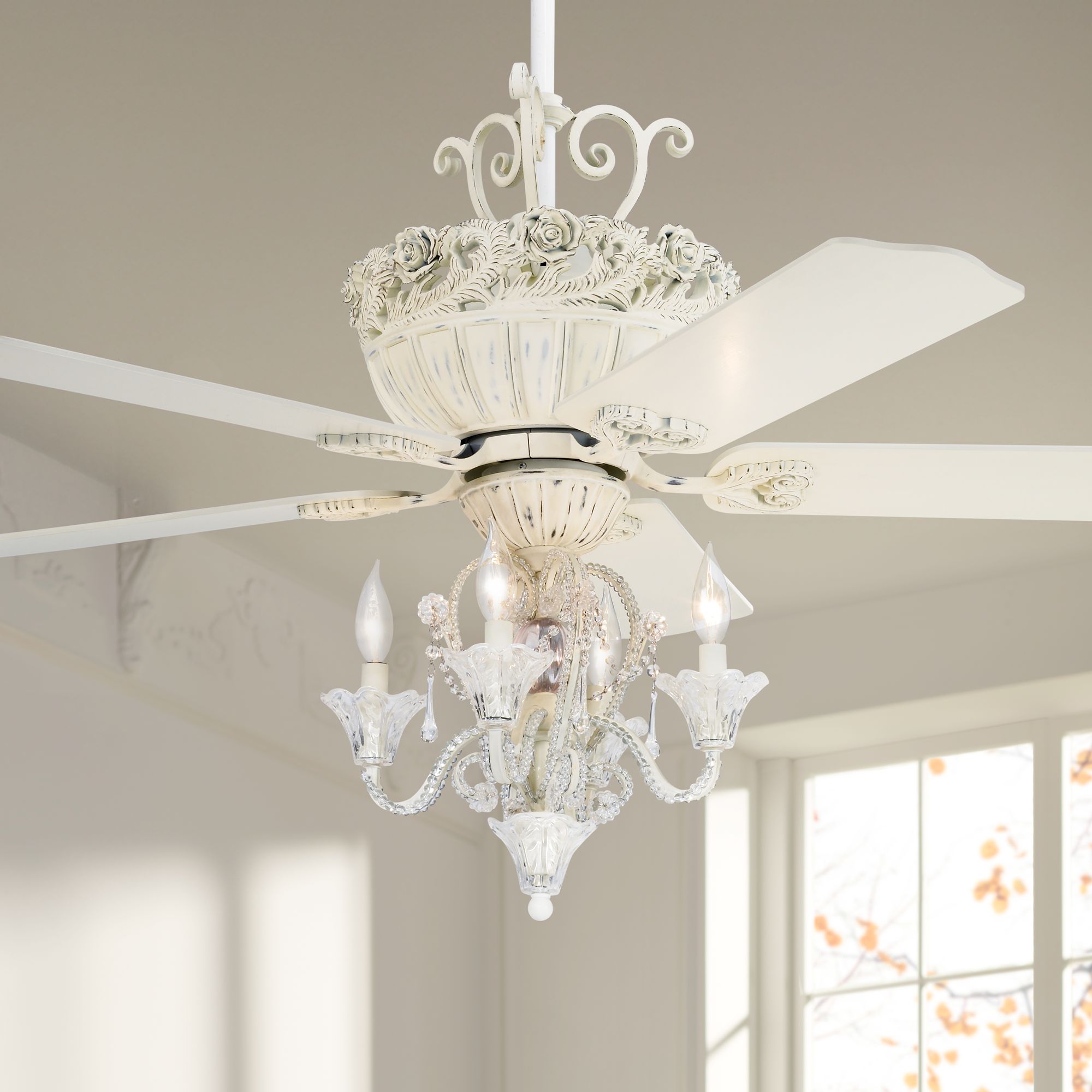 Country Cottage Ceiling Fans - White, Sensationally Shabby and Chic ...