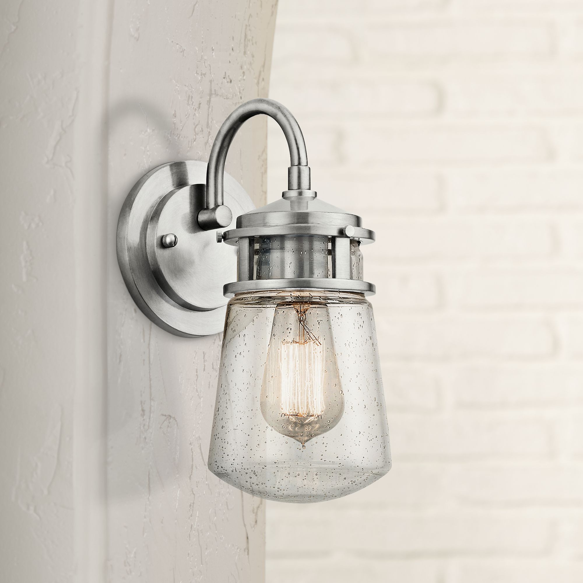 Silver, Contemporary, Wall Light, Outdoor Lighting | Lamps Plus