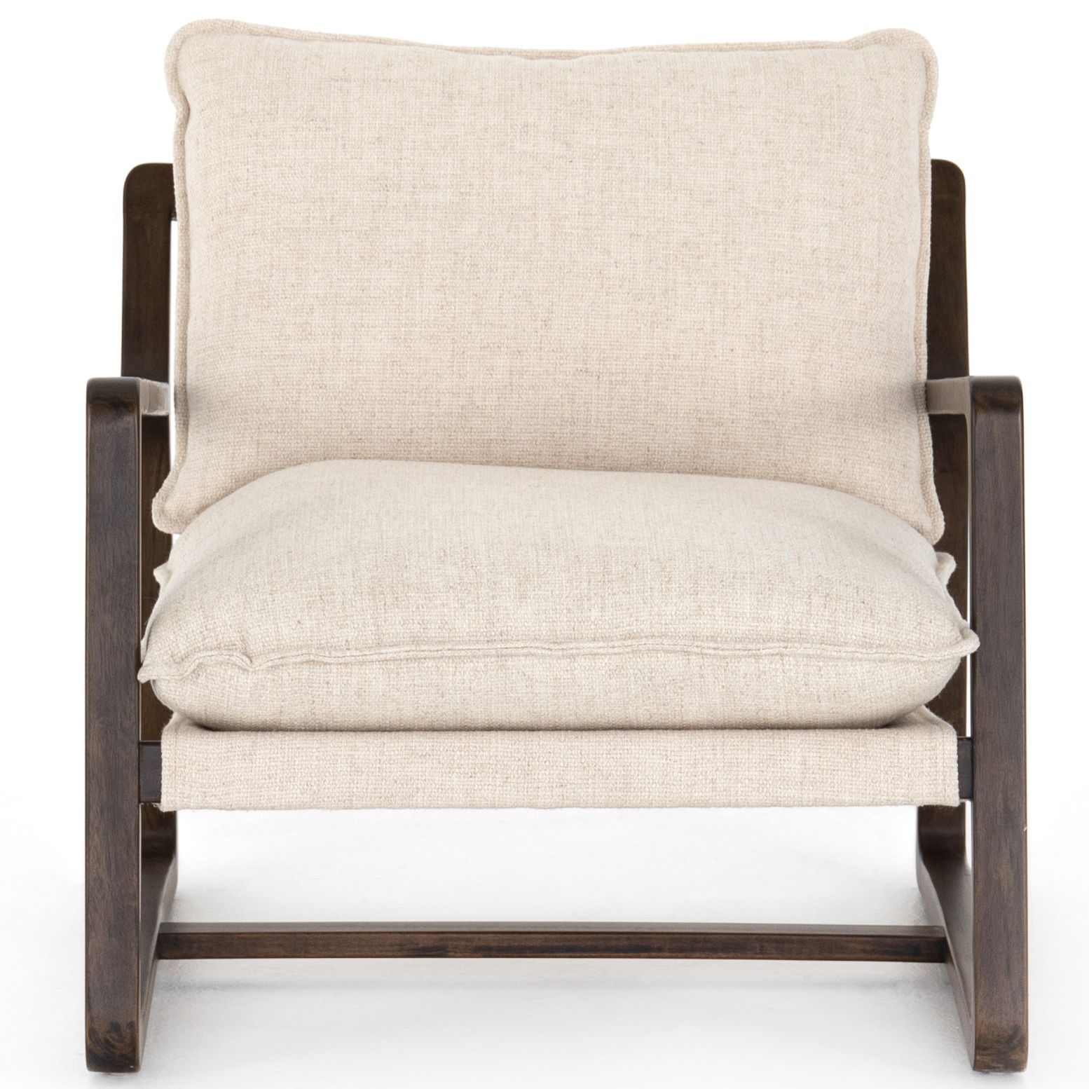 Ace Mid-Century Thames Cream Oak Chair - #97M64 | Lamps Plus