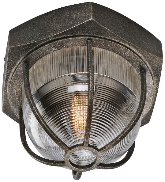 Acme 12 1/2" Wide Aged Silver Ceiling Light - #5J759 | Lamps Plus