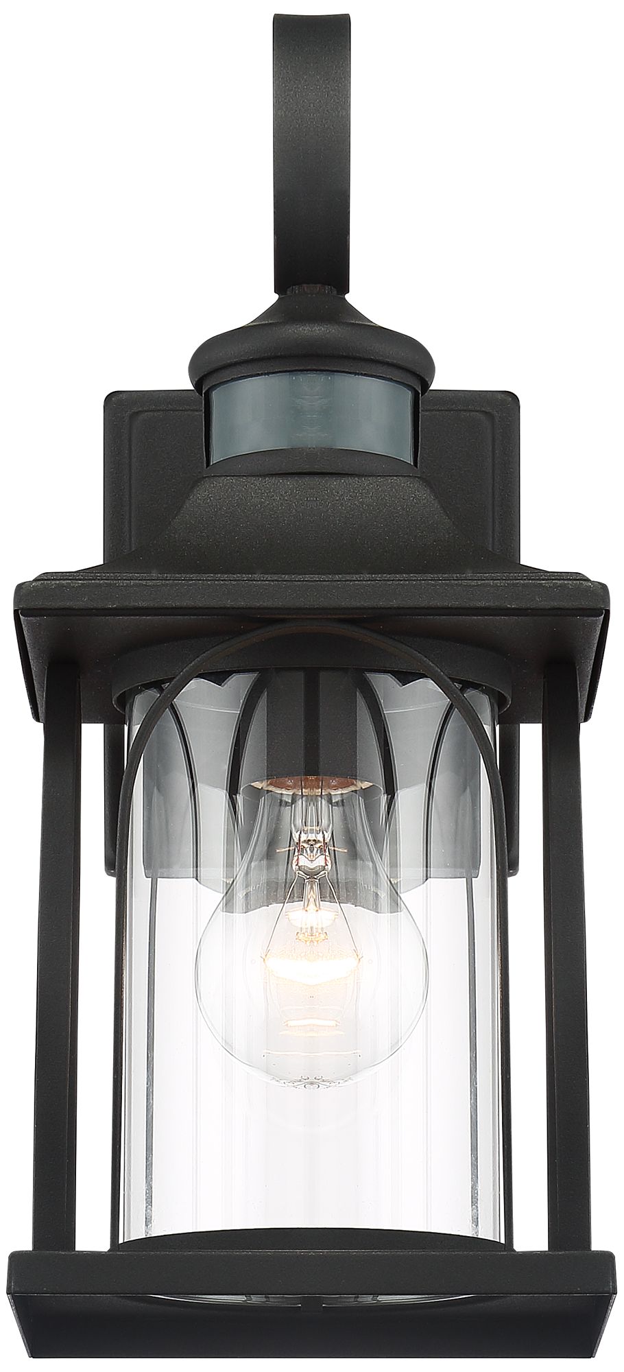 Adaes 14 1/4" High Black Motion Sensor Outdoor Wall Light - #71P55 ...